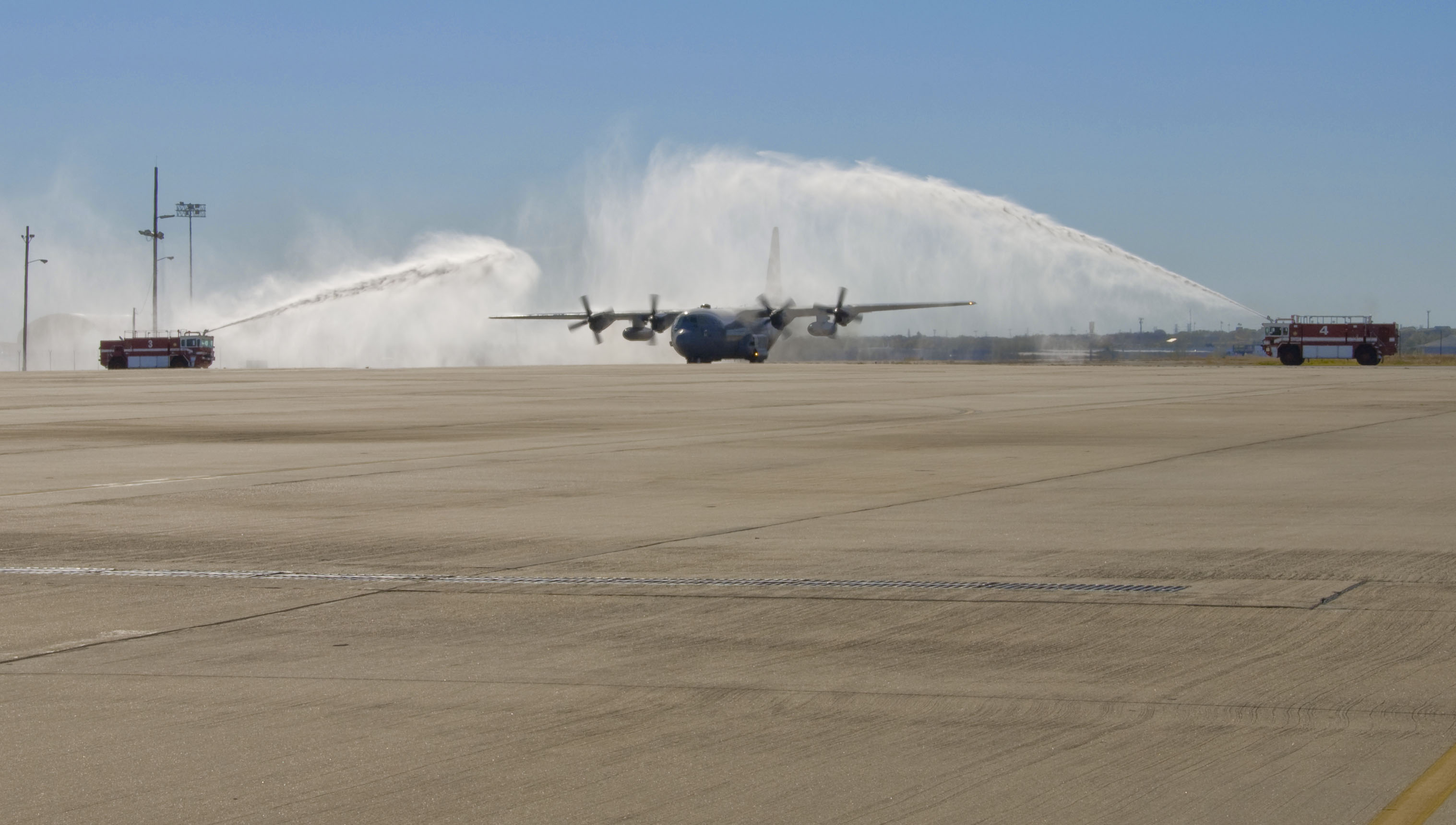 Water gun salute