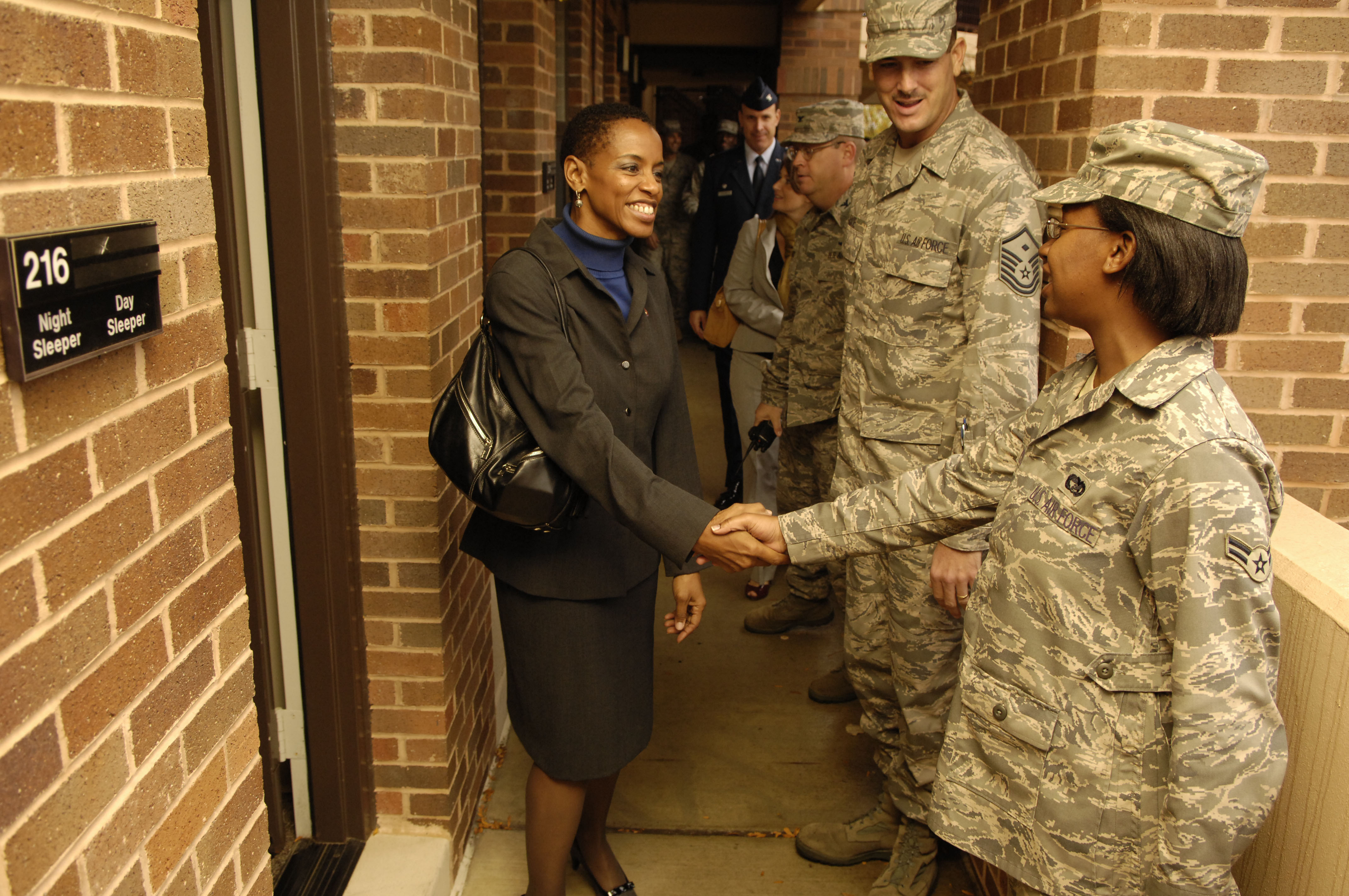 Congresswoman Edwards visits Andrews