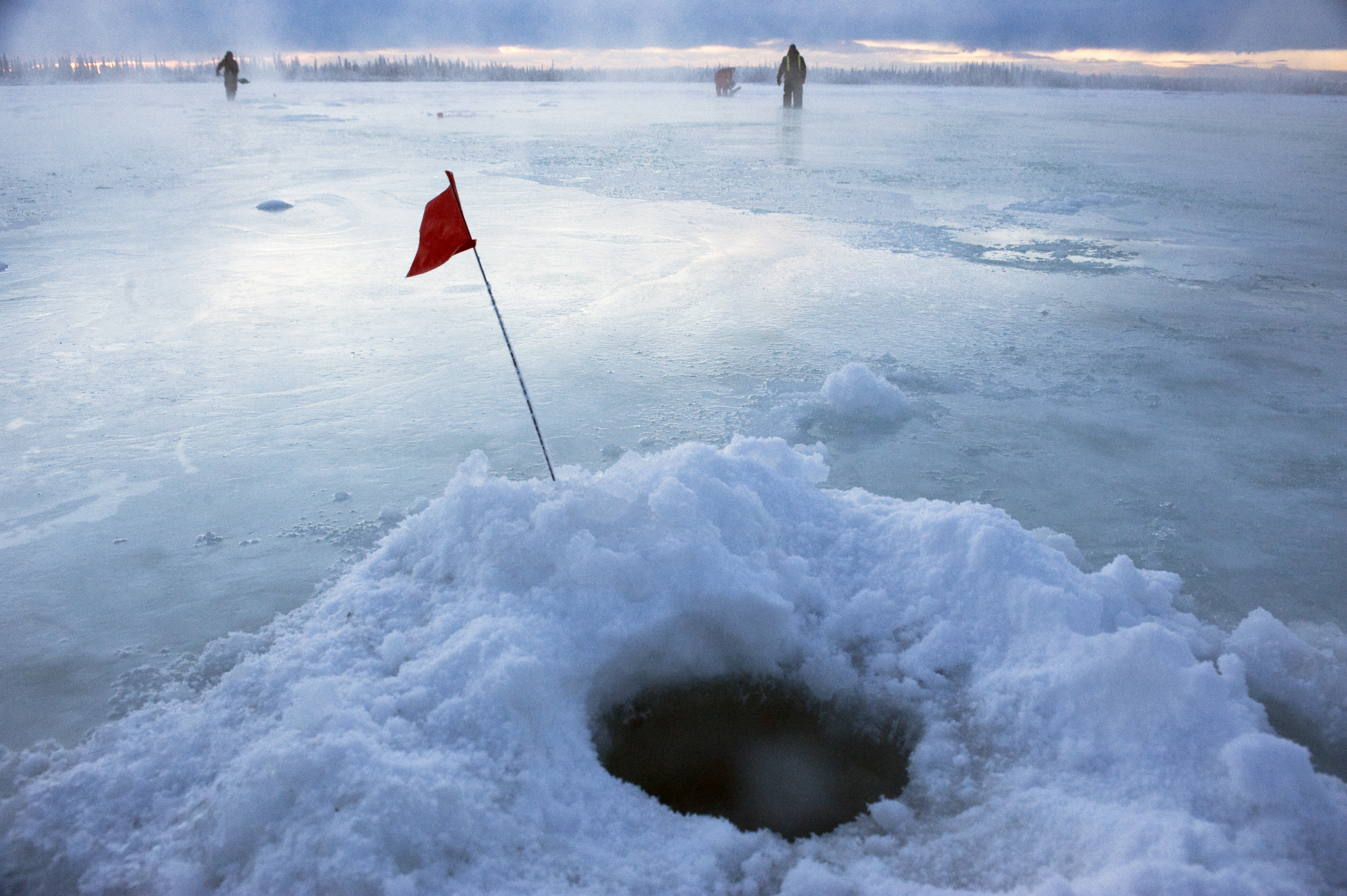 Building an ice bridge