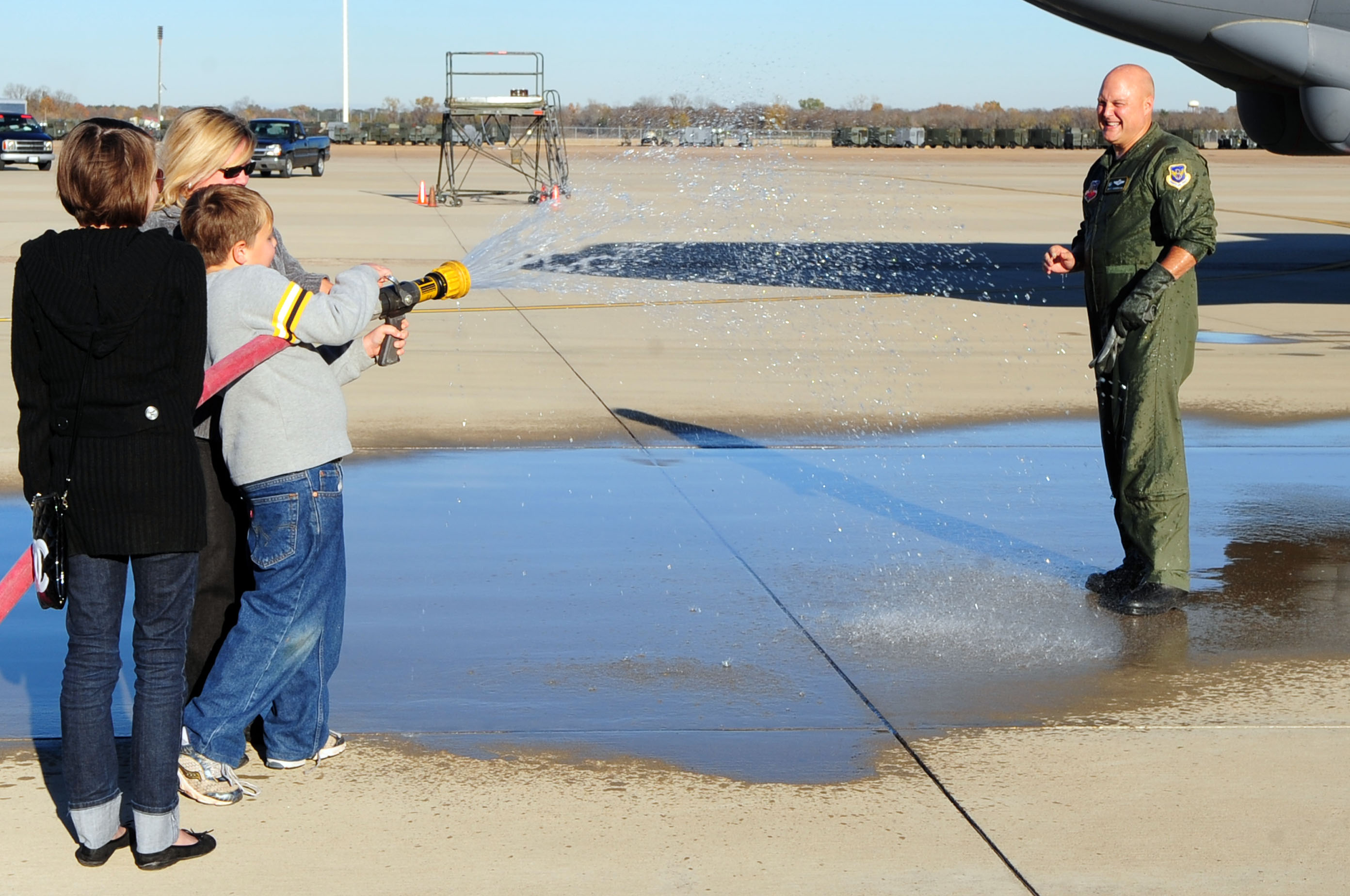 2d Bomb Wing Vice takes off