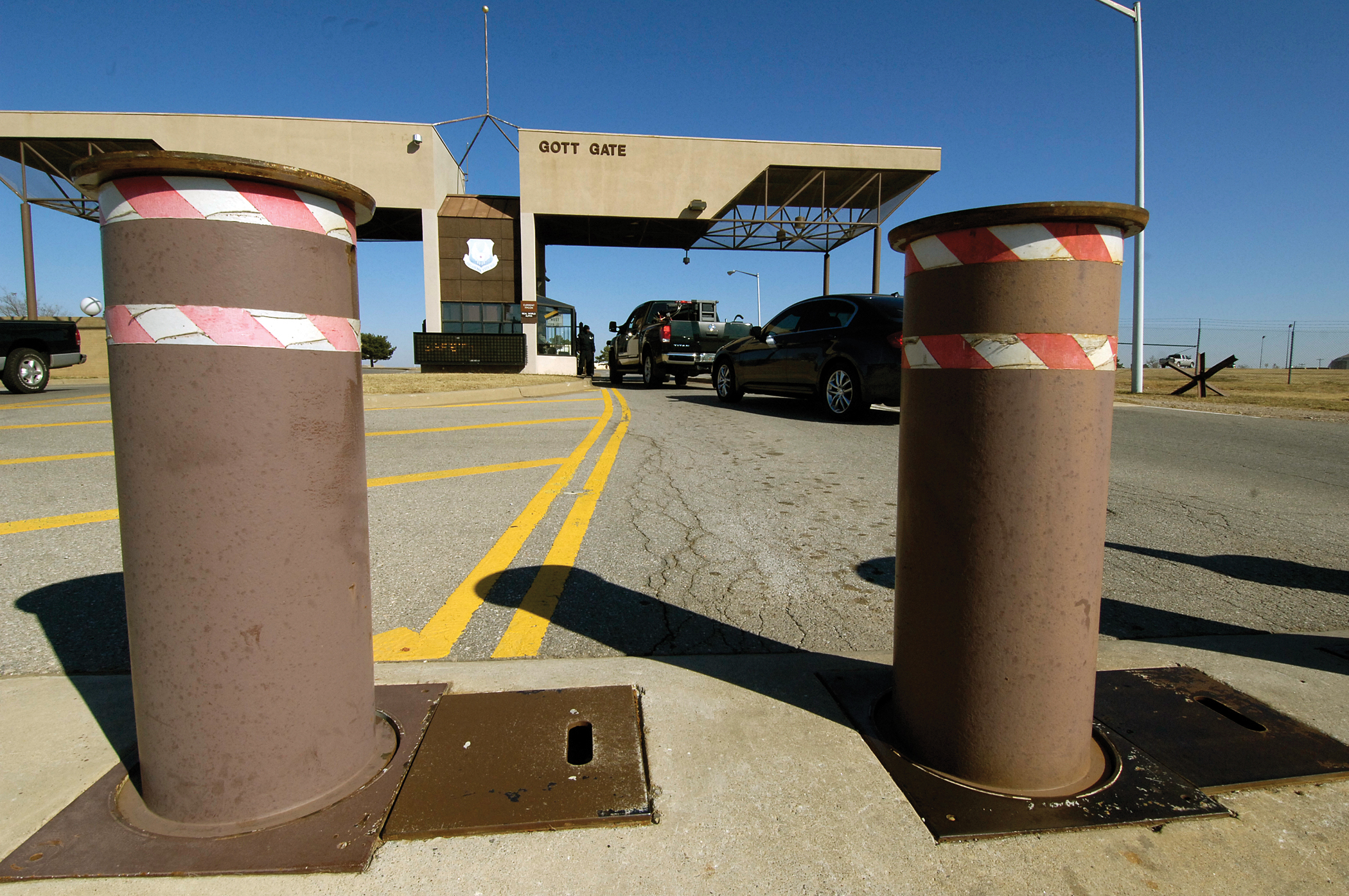 Base begins work on new bollards at gates > Tinker Air Force Base ...