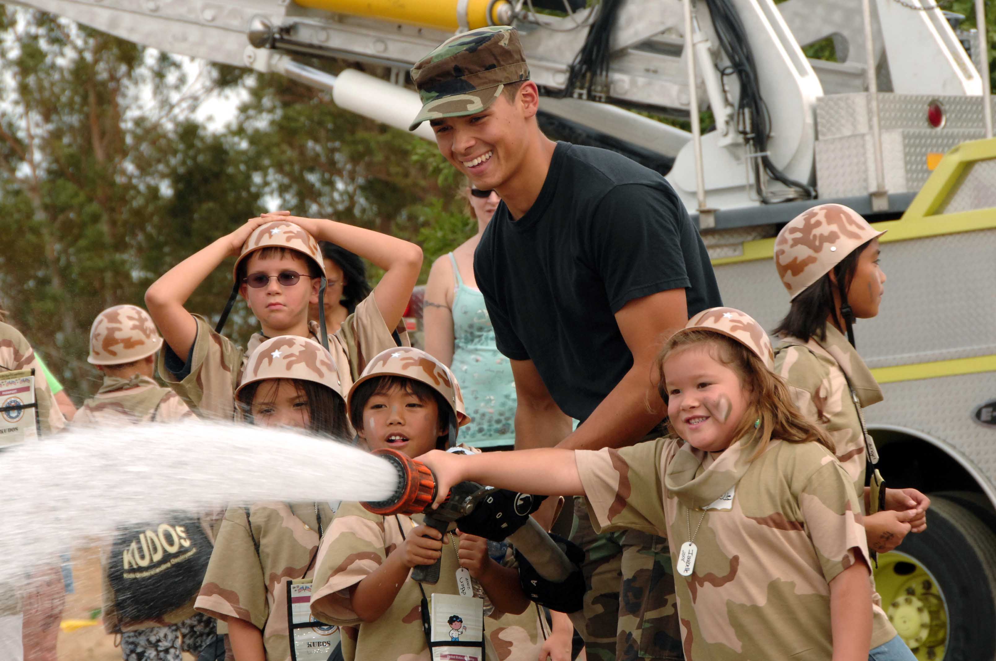 Children deploy to Camp KUDOS > Travis Air Force Base > Display
