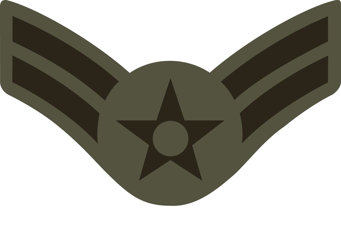 Airman 1st Class (A1C), E-3 (ABU color)