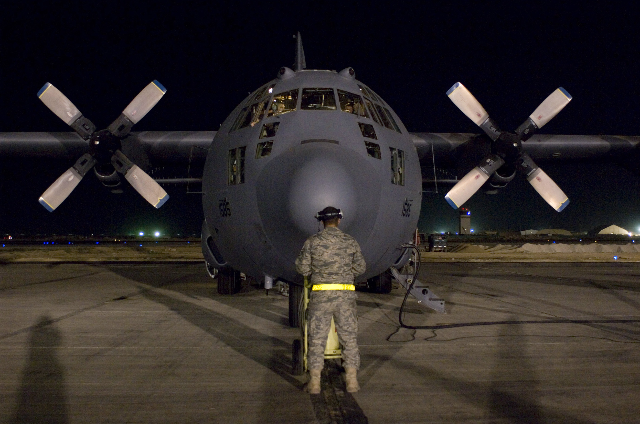 EC-130 squadron surpasses 10,000 combat hours
