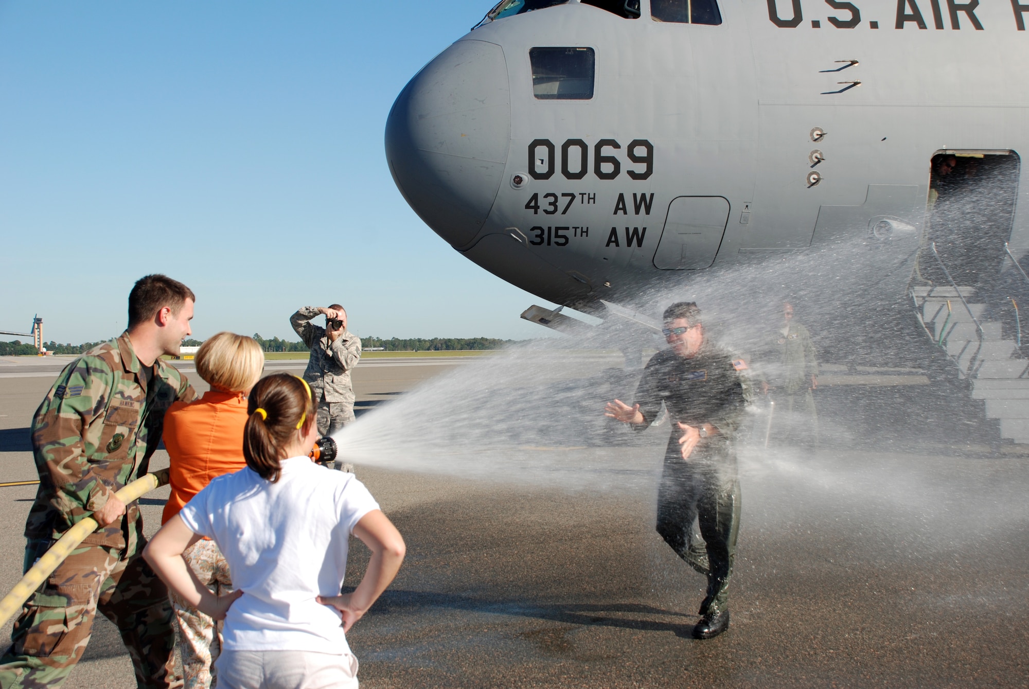 Wing says goodbye to Operations Group Commander after final flight ...