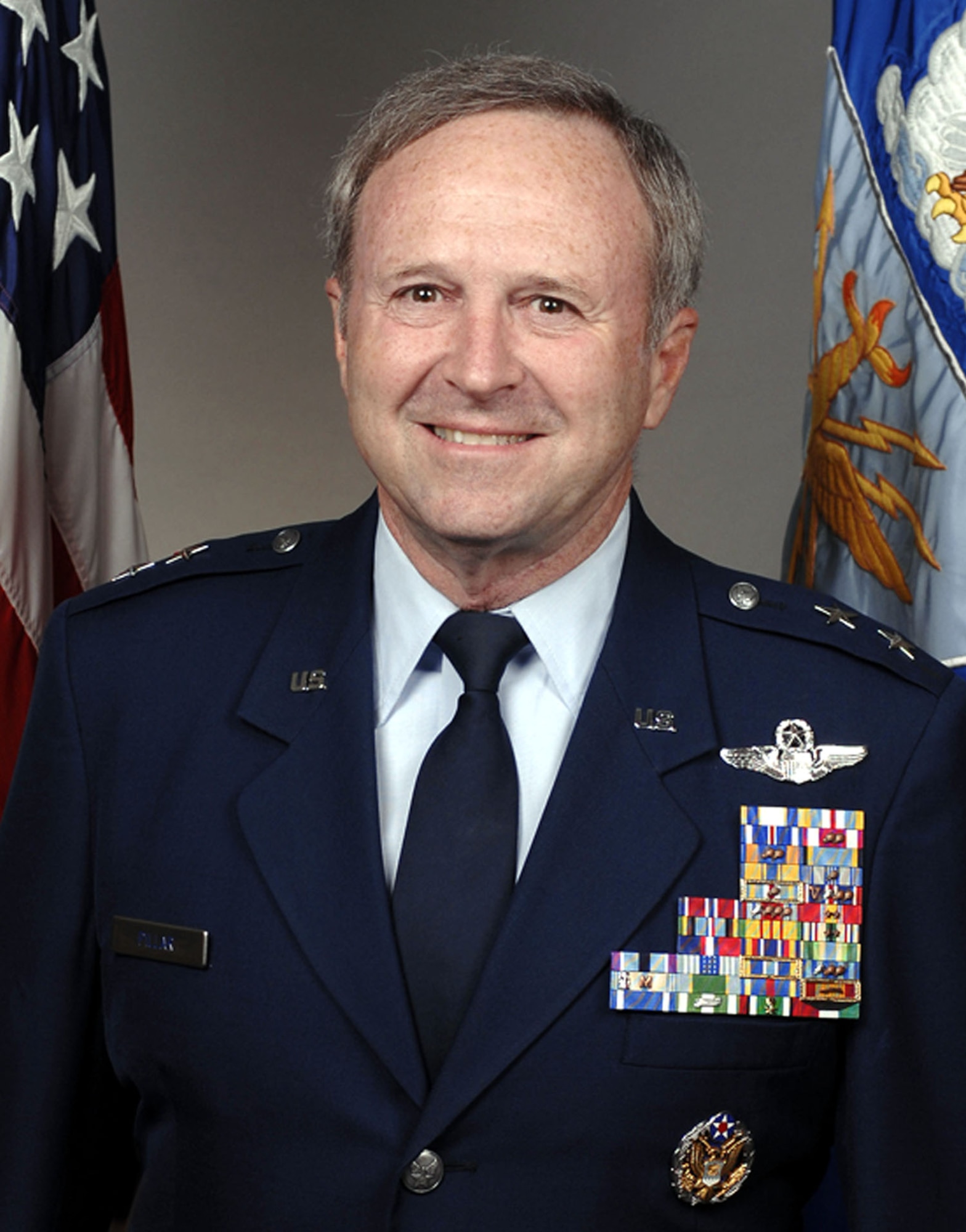 MAJOR GENERAL MARK A. PILLAR > Air Force > Biography Display