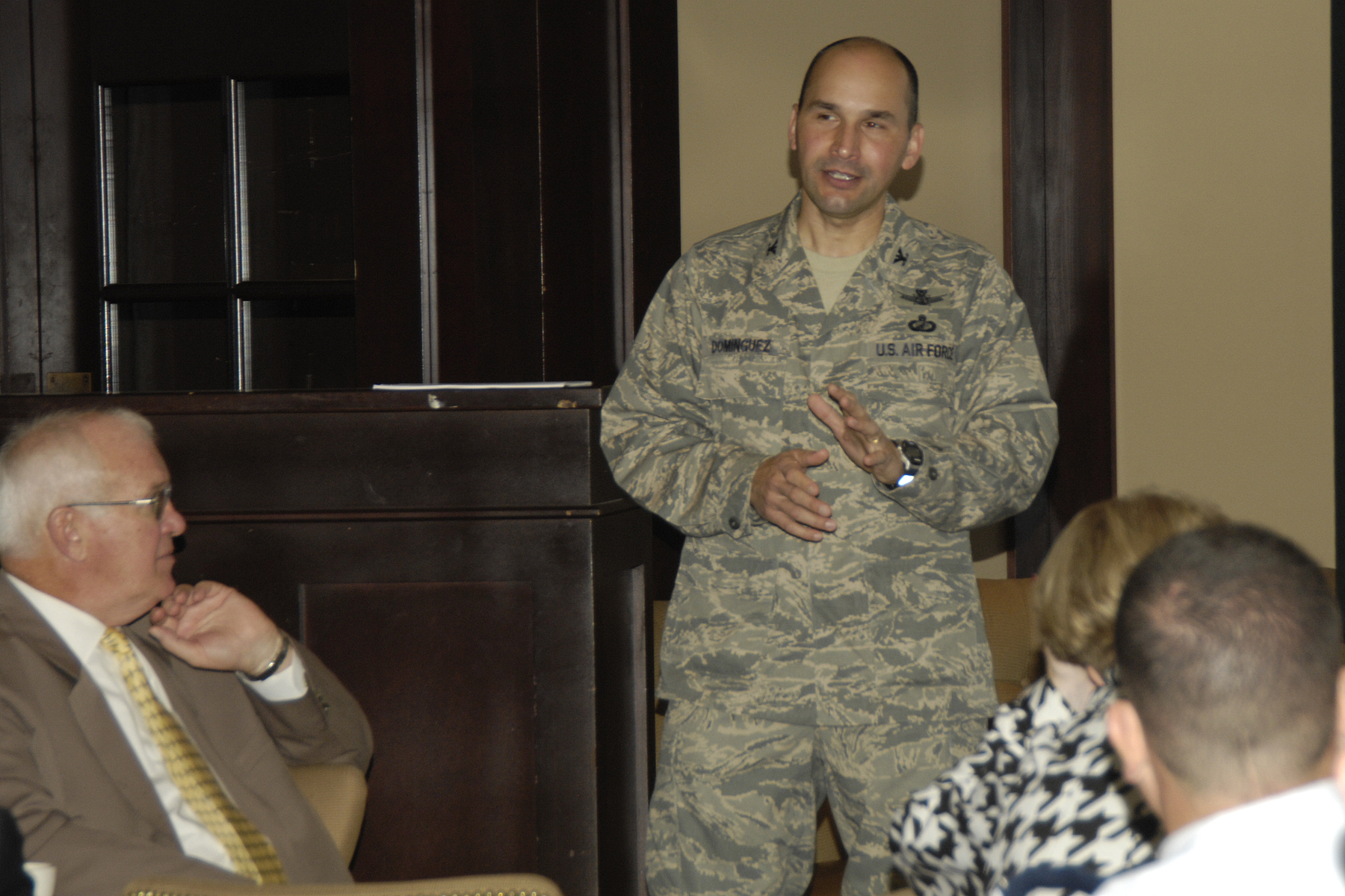 Wing commander speaks of support for warfighters, American citizens ...