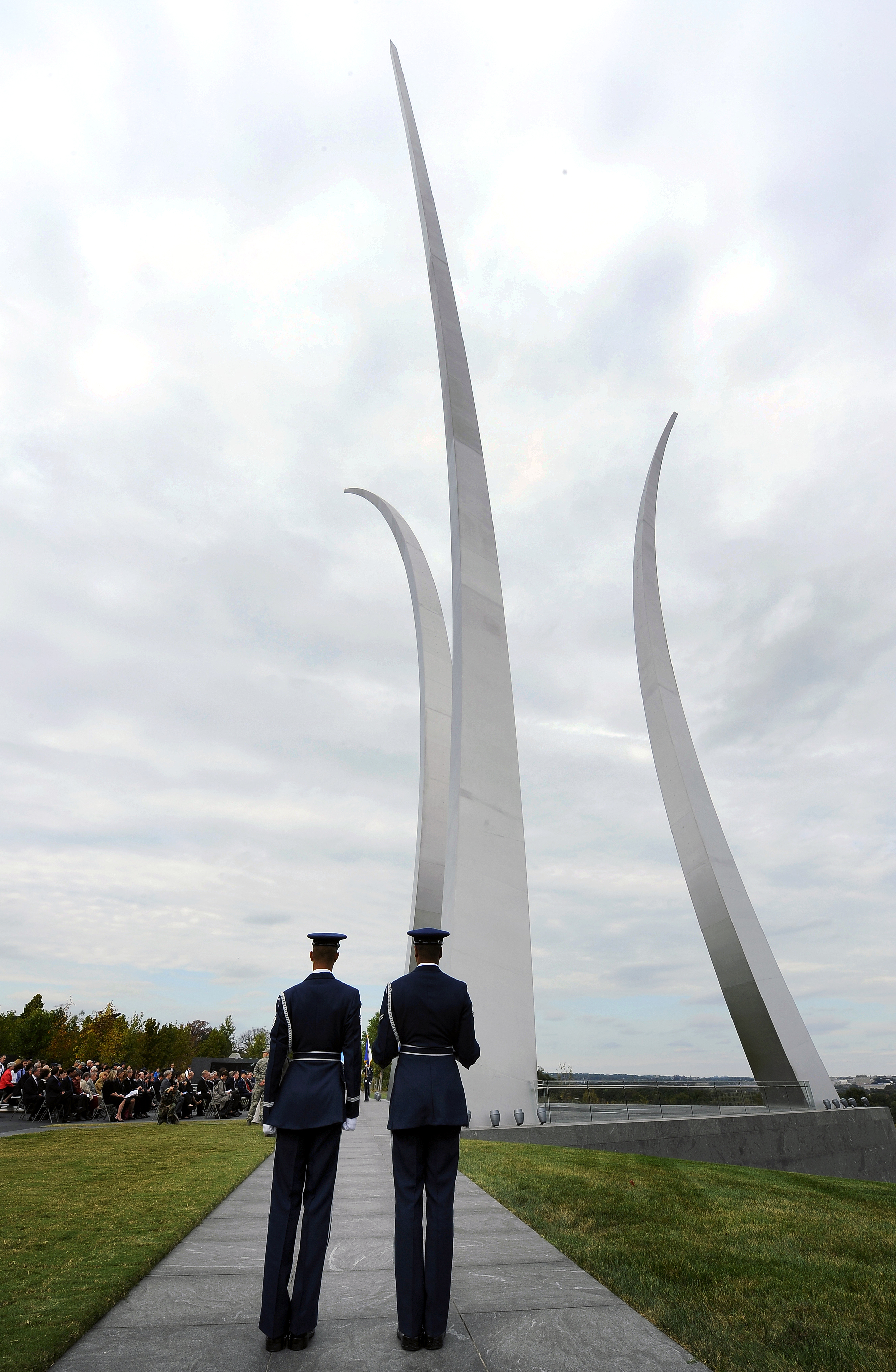 Air Force Memorial Honor Guard Statue