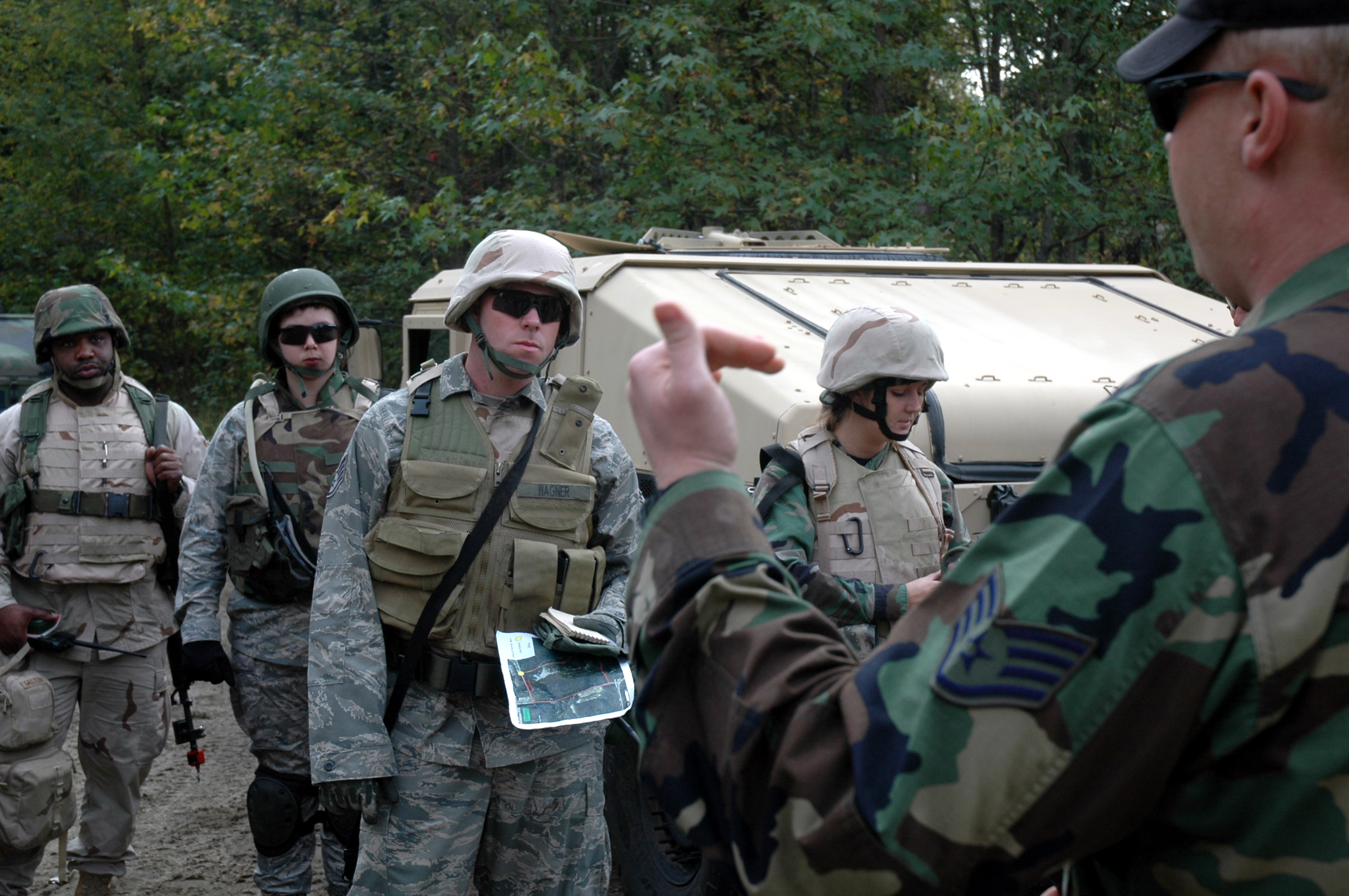 U.S. Air Force Expeditionary Center: Training in convoy operations ...