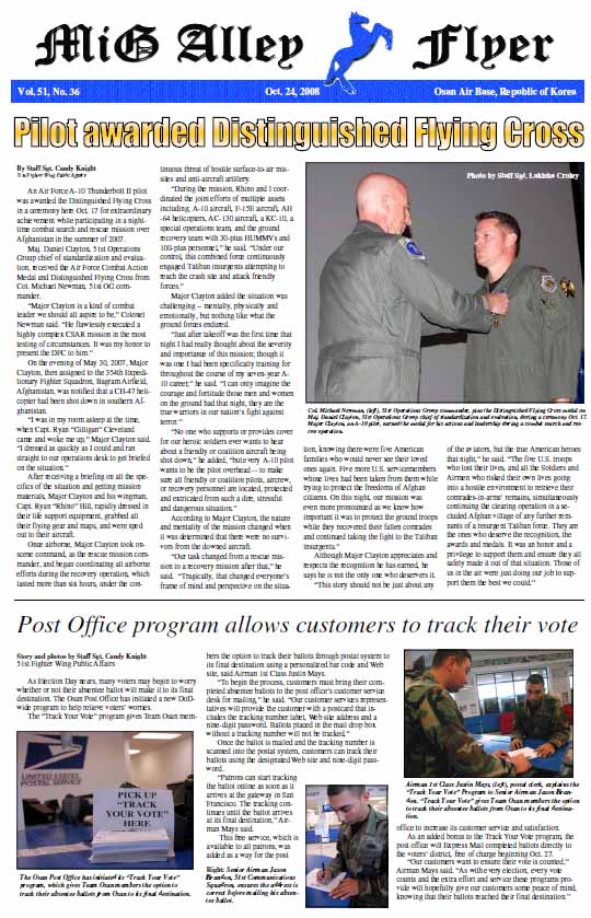 MiG Alley Flyer Oct. 24, 2008