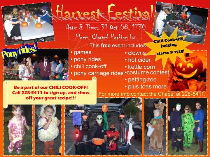Harvest Festival flyer