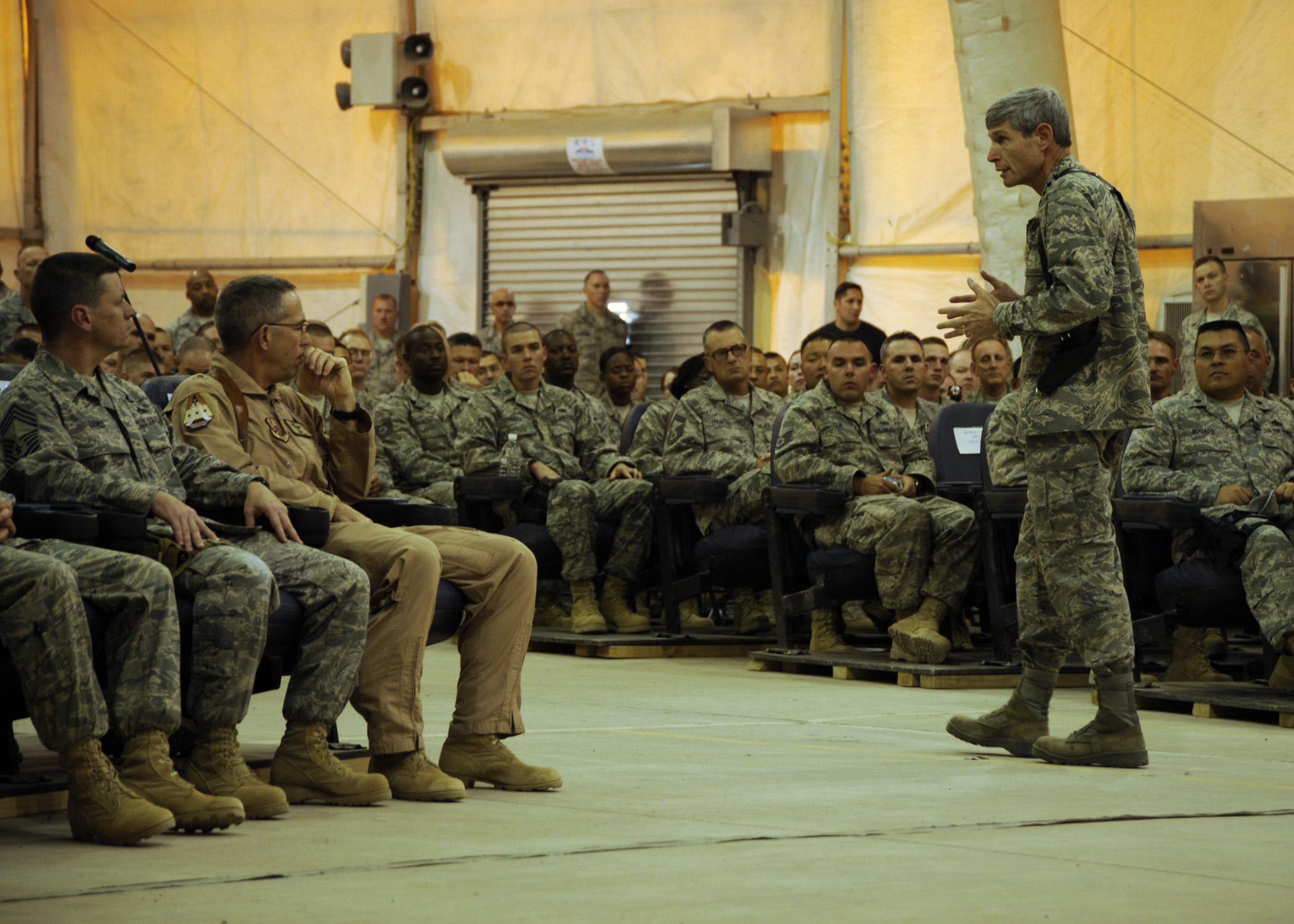Air Force top leaders bring praise, vision of future to deployed Airmen ...