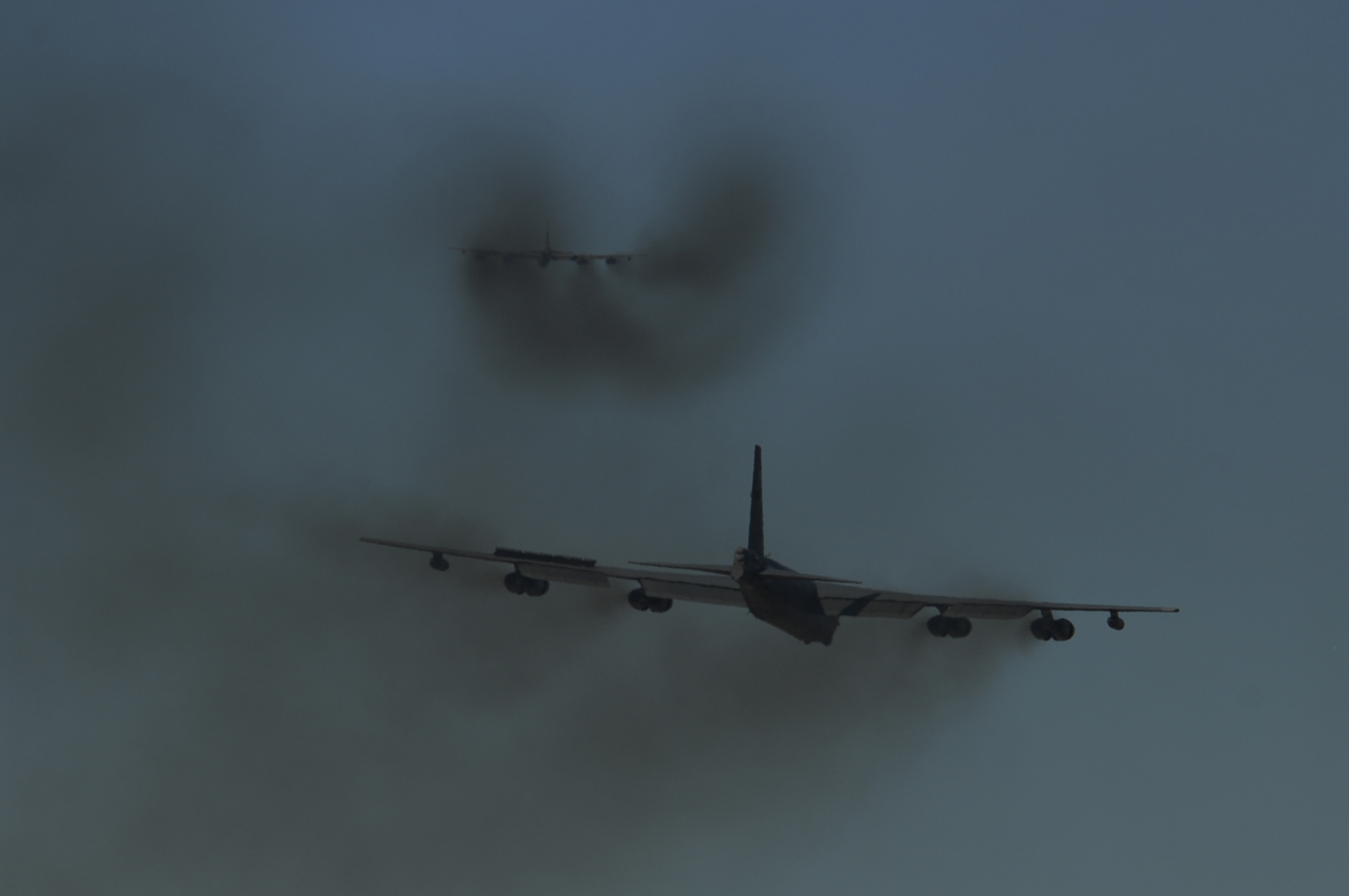B-52s from Minot AFB and Barksdale AFB exercise rapid launch