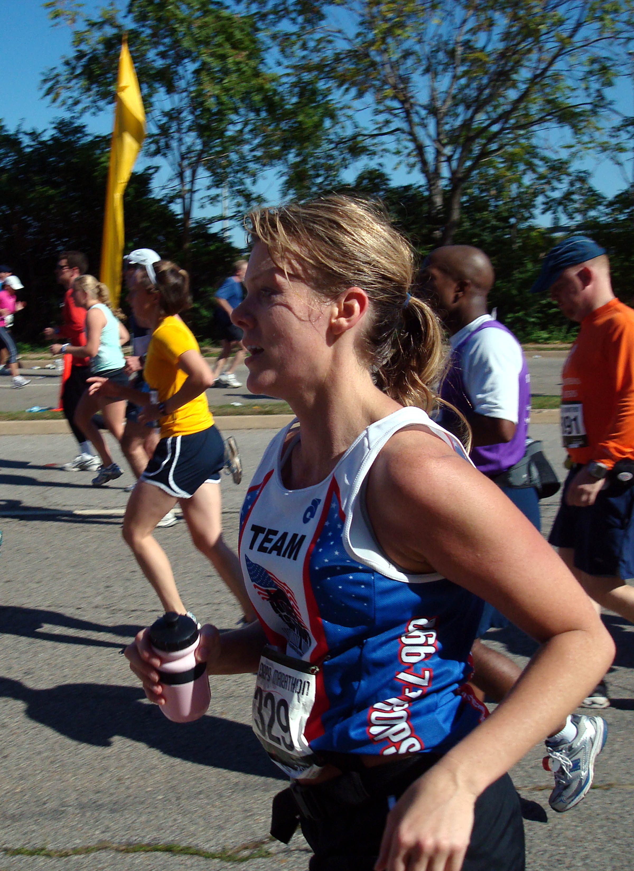 Alena Ghastin, center, came to Washington from Boston to run the 33rd ...