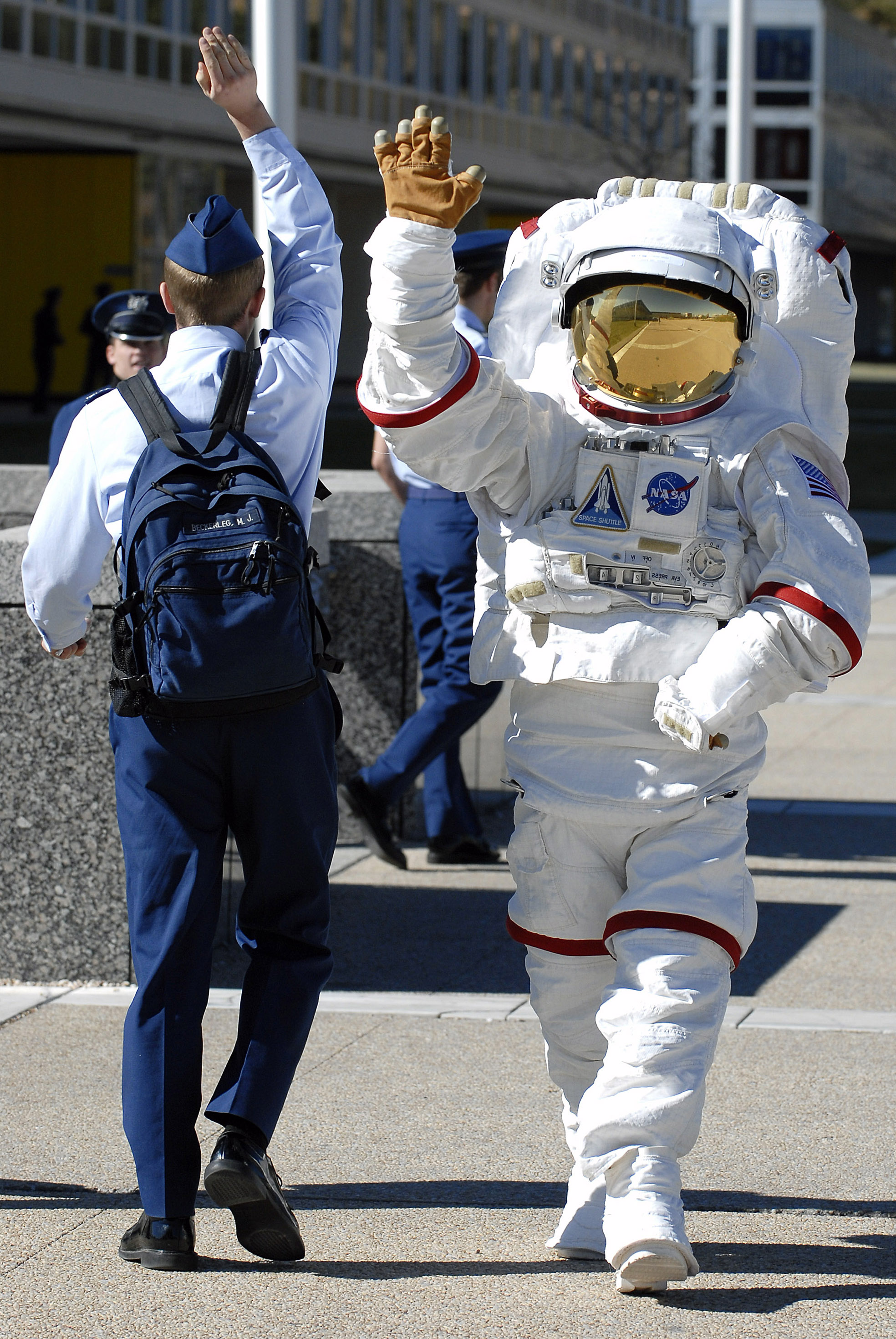 Nasa Guys High Fiving