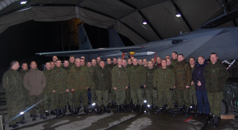 USAFE Airmen host the Sergeant Major of Lithuanian Armed Forces during ...