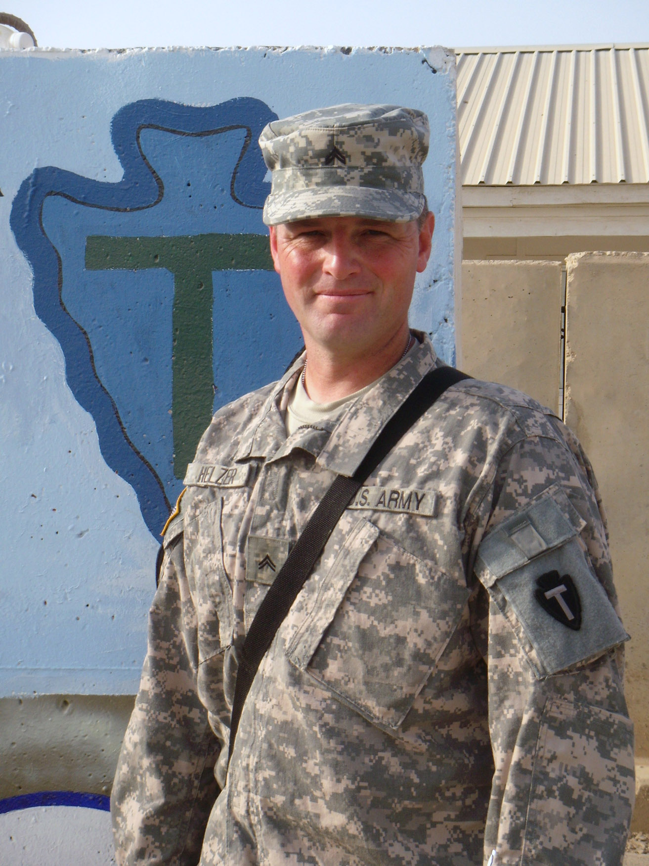 Army Cpl. Edward Helzer, a Laredo, Texas, native, mobilized for his ...