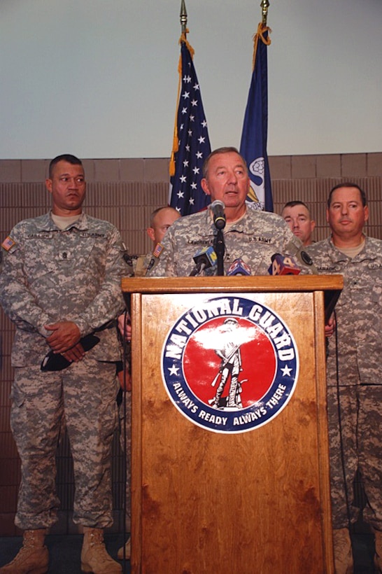 U.S. Army Maj. Gen. Bennett C. Landreneau, adjutant general of the ...