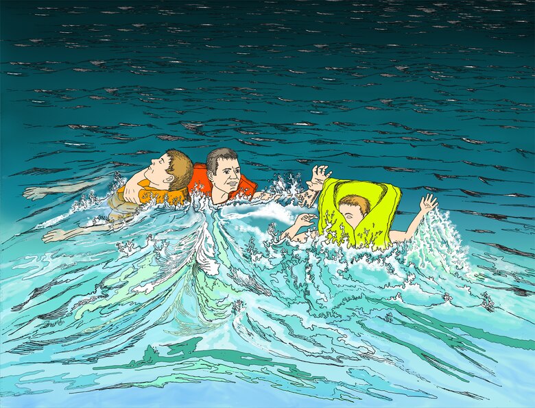 TROUBLED WATERS - A tragedy and daring ocean rescue, a chilling ...