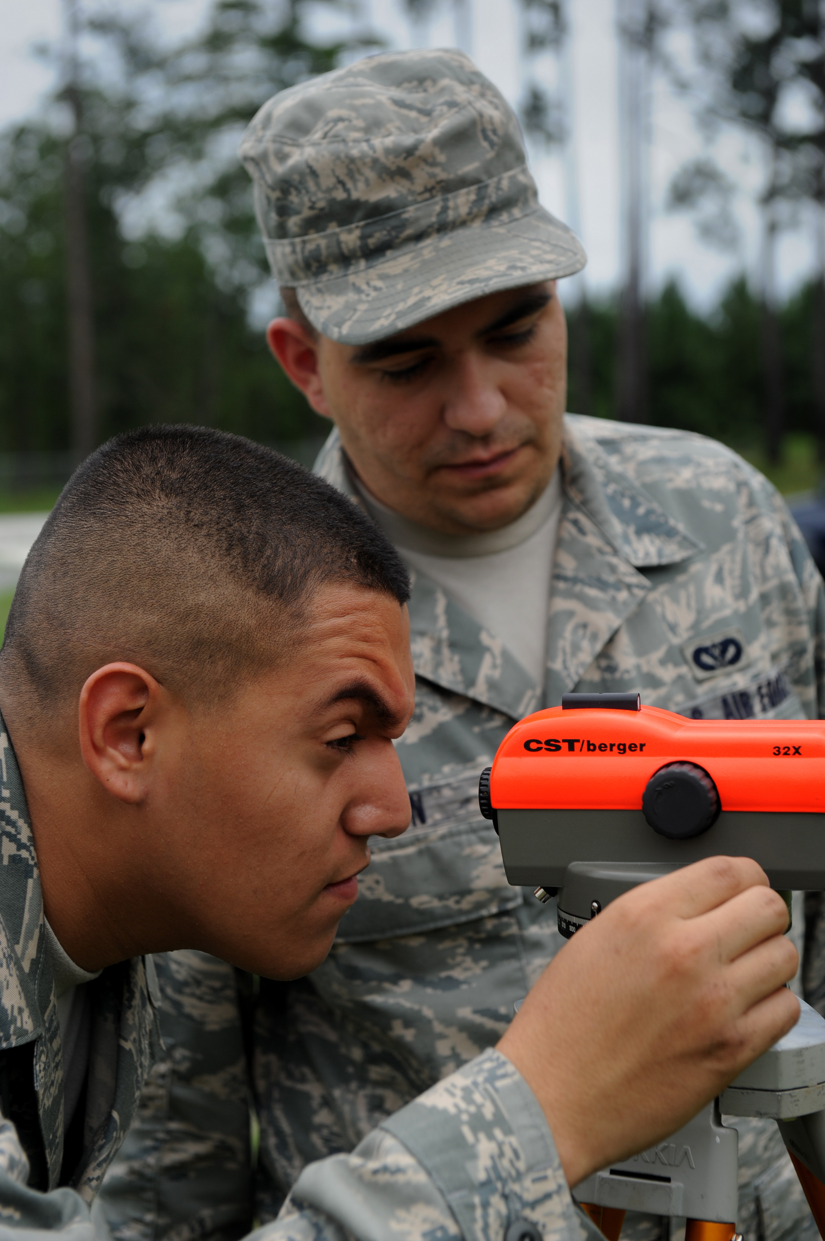 Airmen practice land surveying for deployment > Moody Air Force Base ...