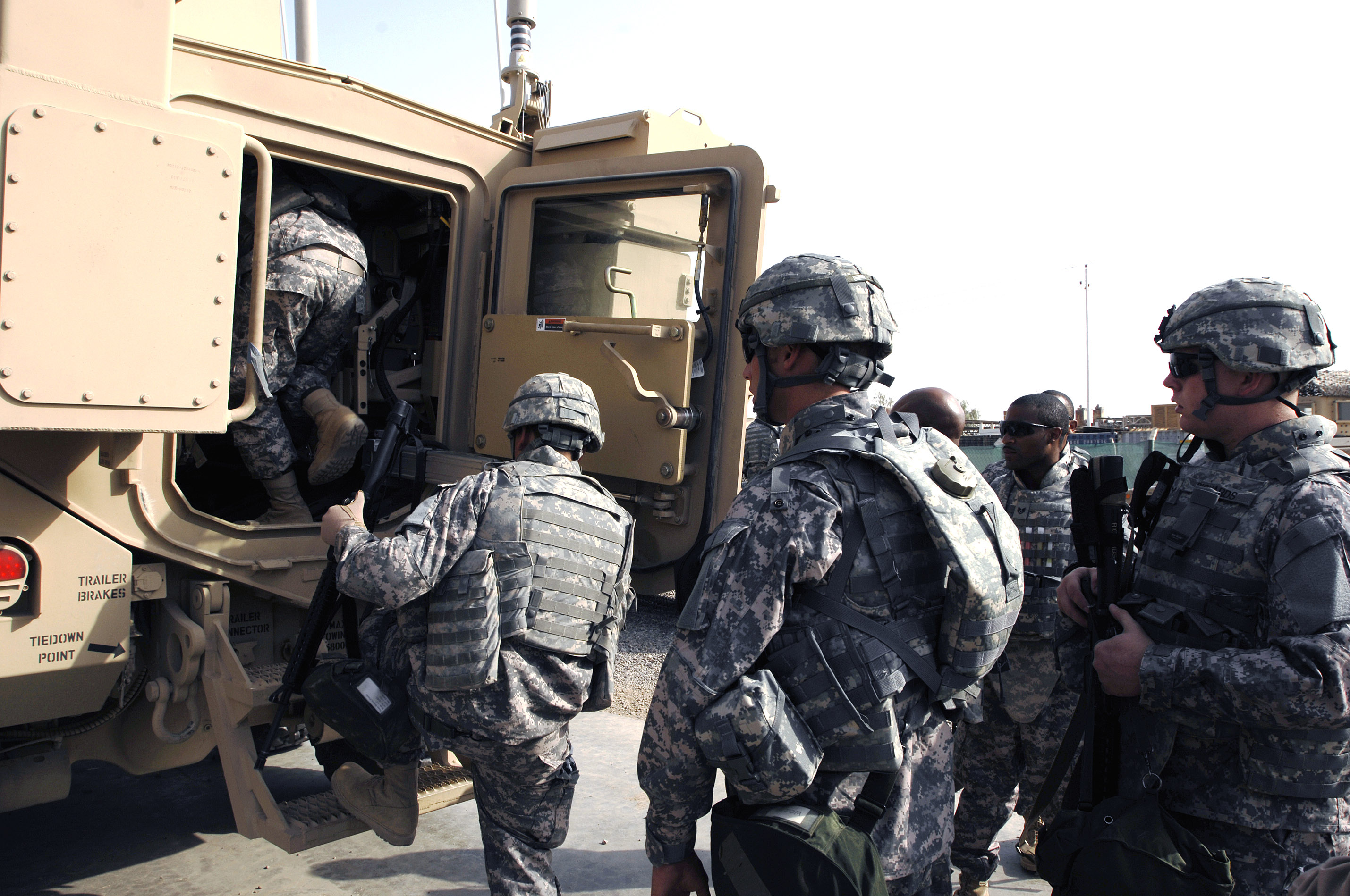 Protected outside the wire