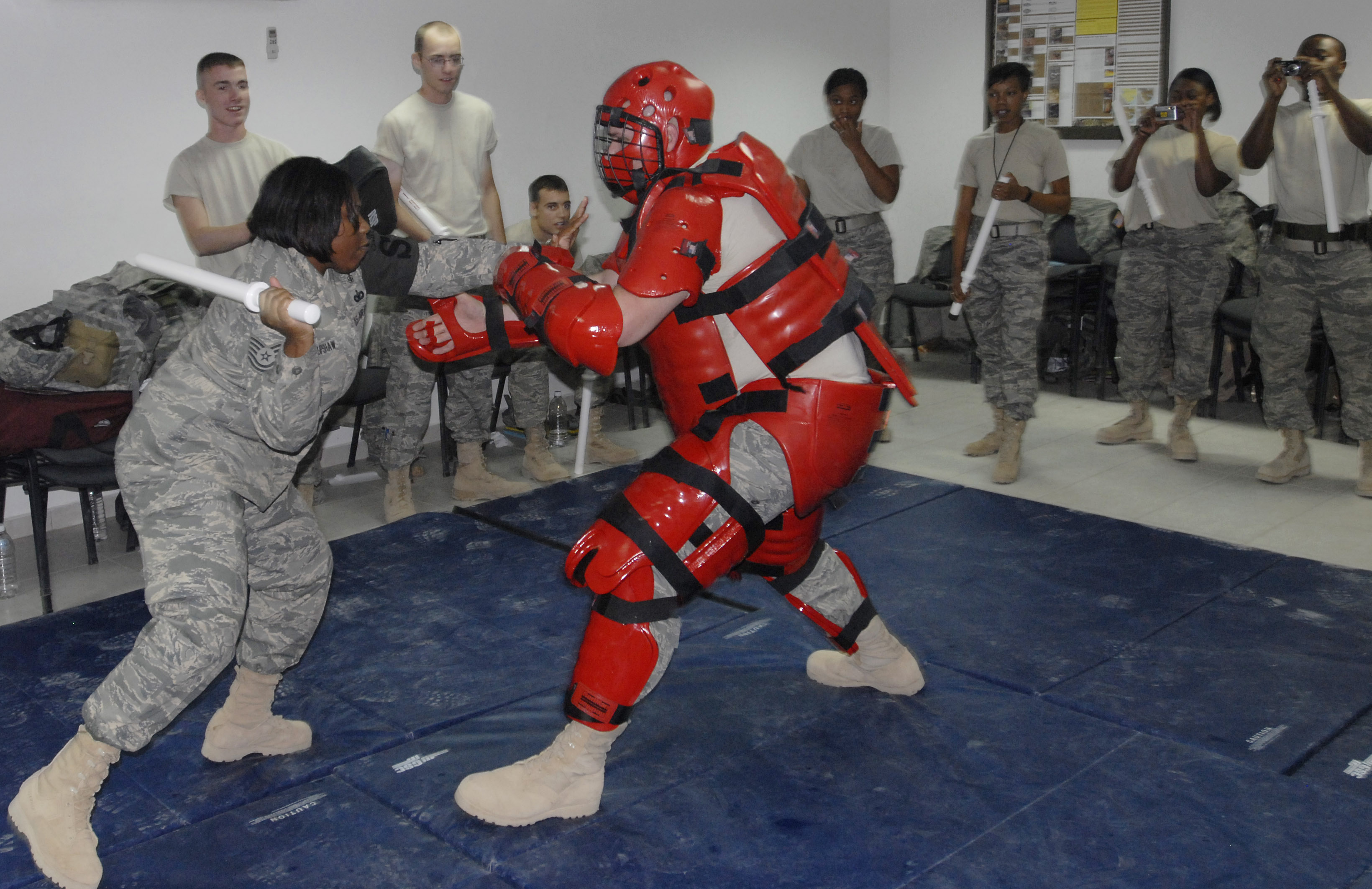Security forces troops take on the RedMan > U.S. Air Forces Central > News