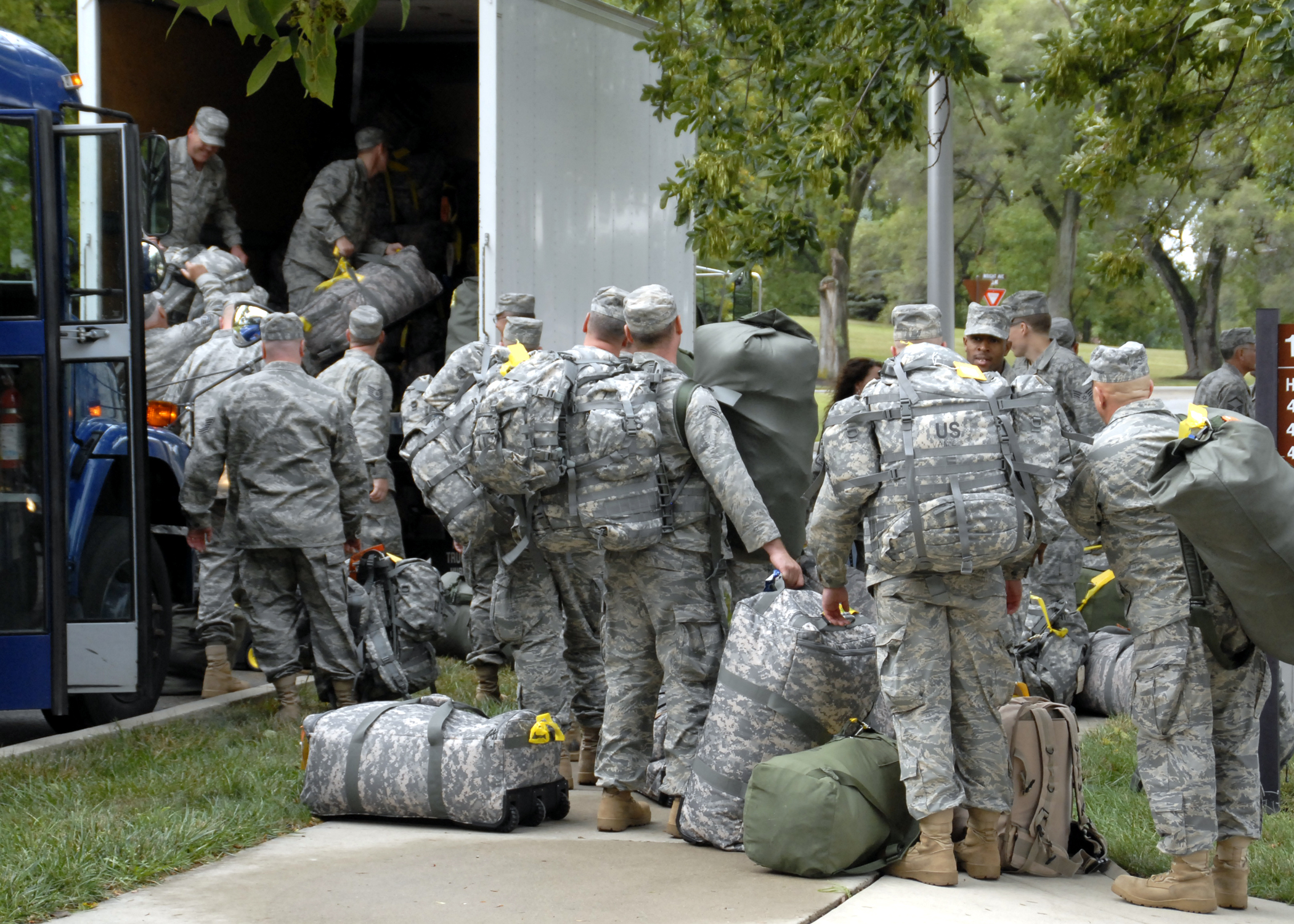 Civil Engineer Squadron members deploy