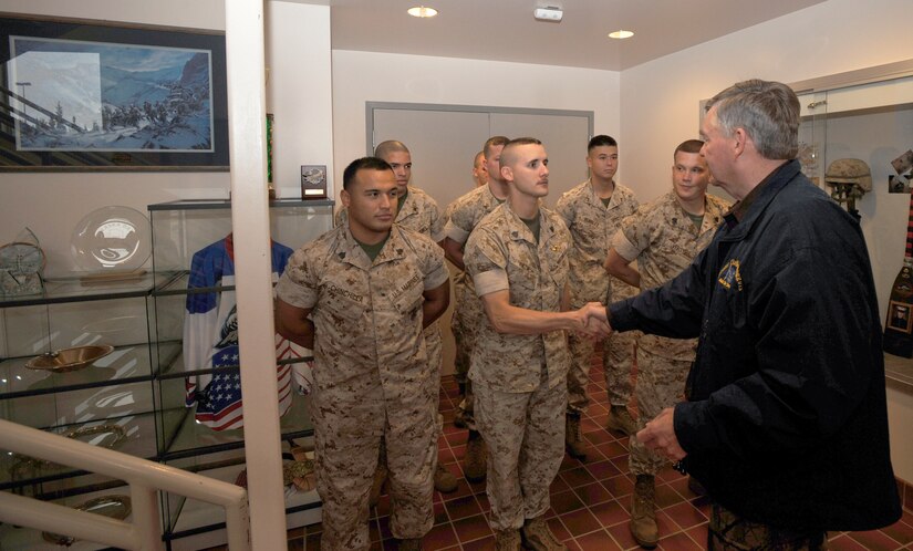 Senator visits Elmendorf Marines > Joint Base Elmendorf-Richardson > News