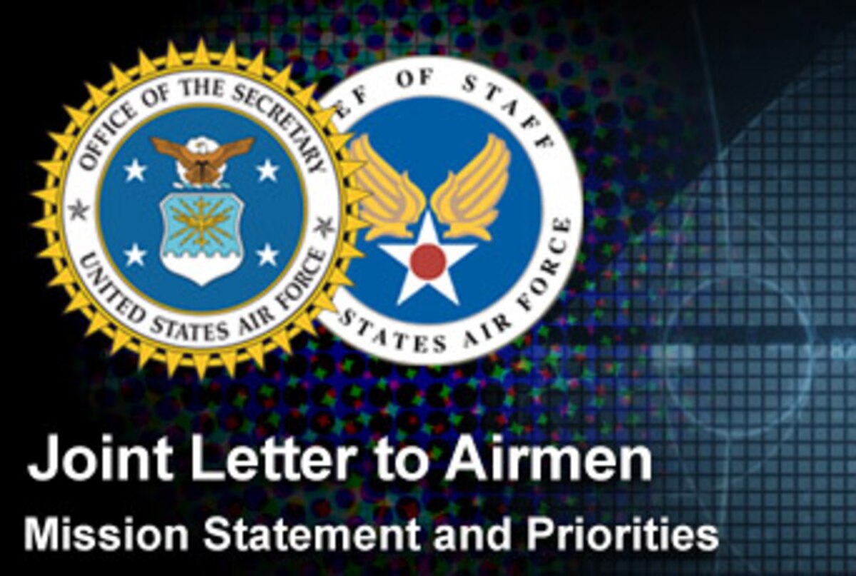 AF leaders issue joint mission message > Air Force > Article Display