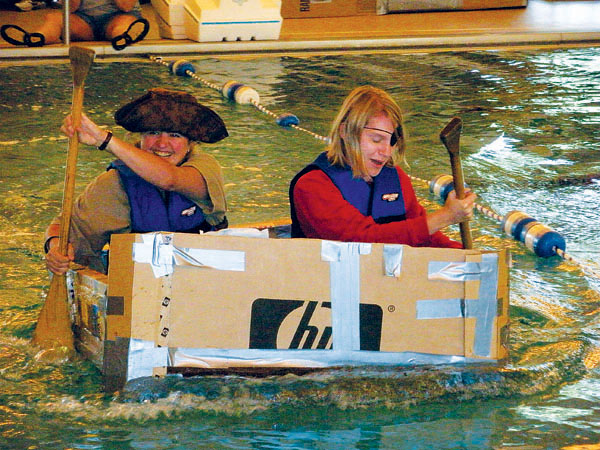 Build-a-Boat splashes > F.E. Warren Air Force Base > News