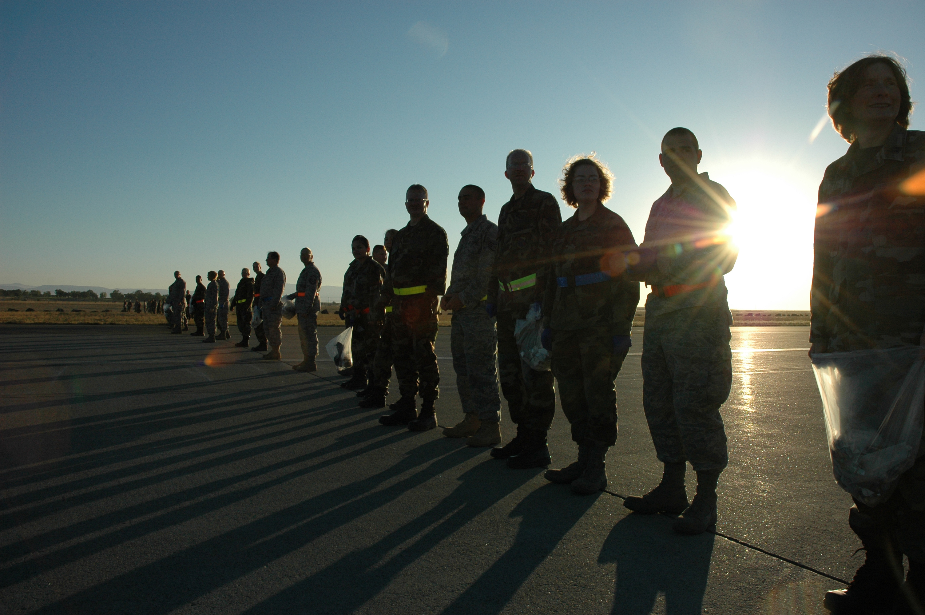 366th Fighter Wing conducts FOD walk > Mountain Home Air Force Base ...