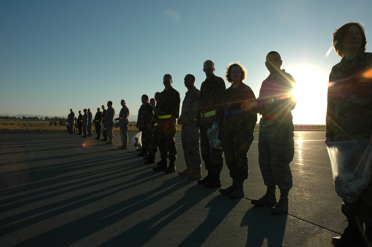 366th Fighter Wing conducts FOD walk > Mountain Home Air Force Base ...