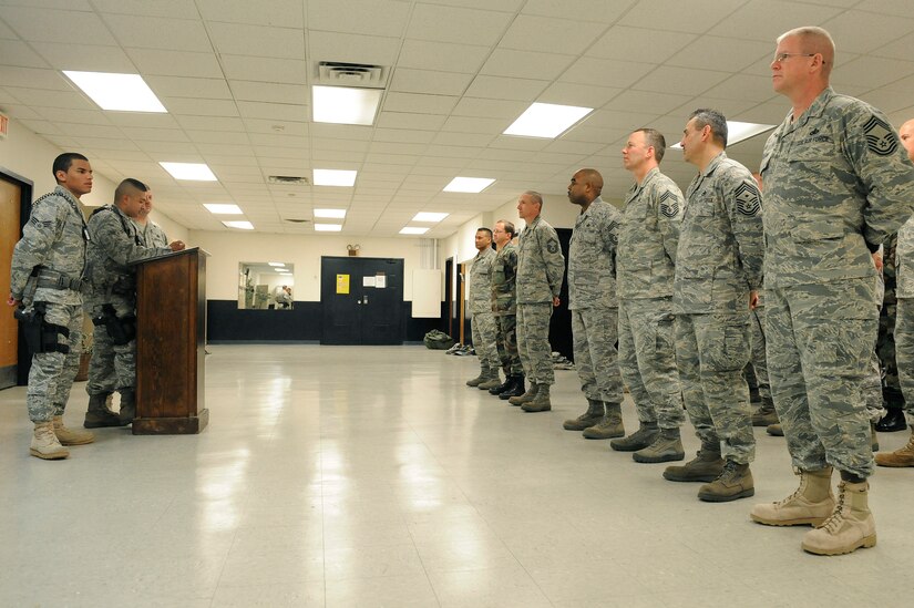 Langley's enlisted senior leadership man the gates > Joint Base Langley ...