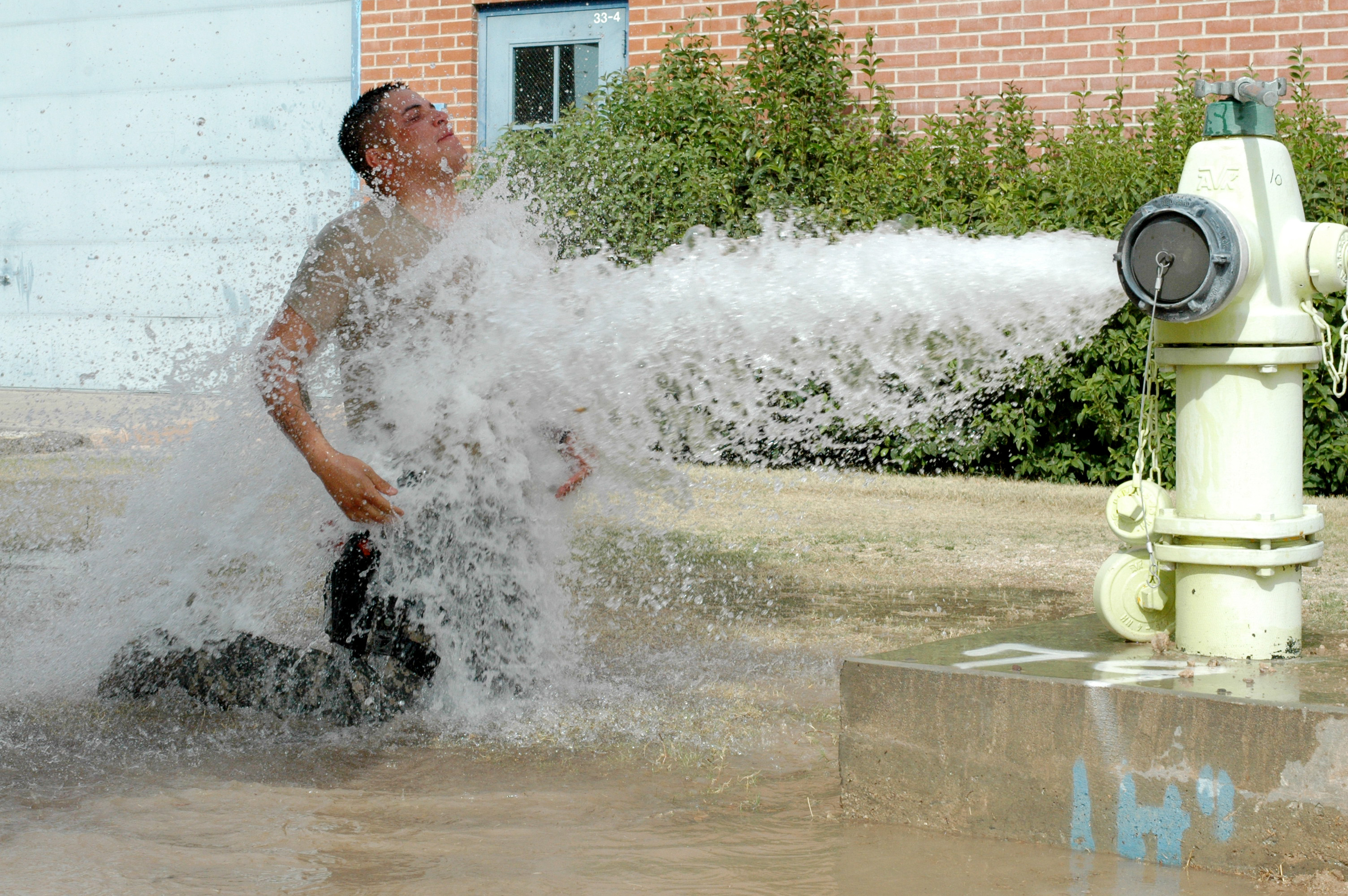 Security Forces get pepper sprayed