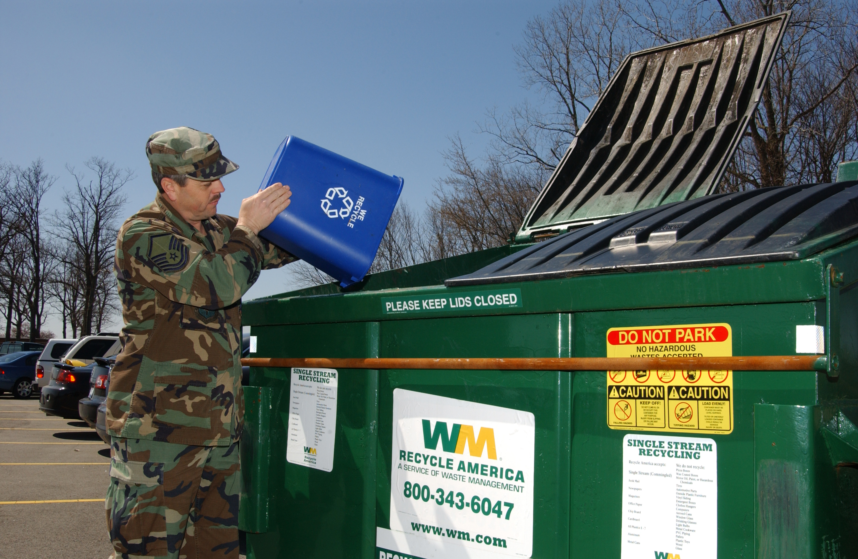 Be Green with Blue bins > 178th Wing > News