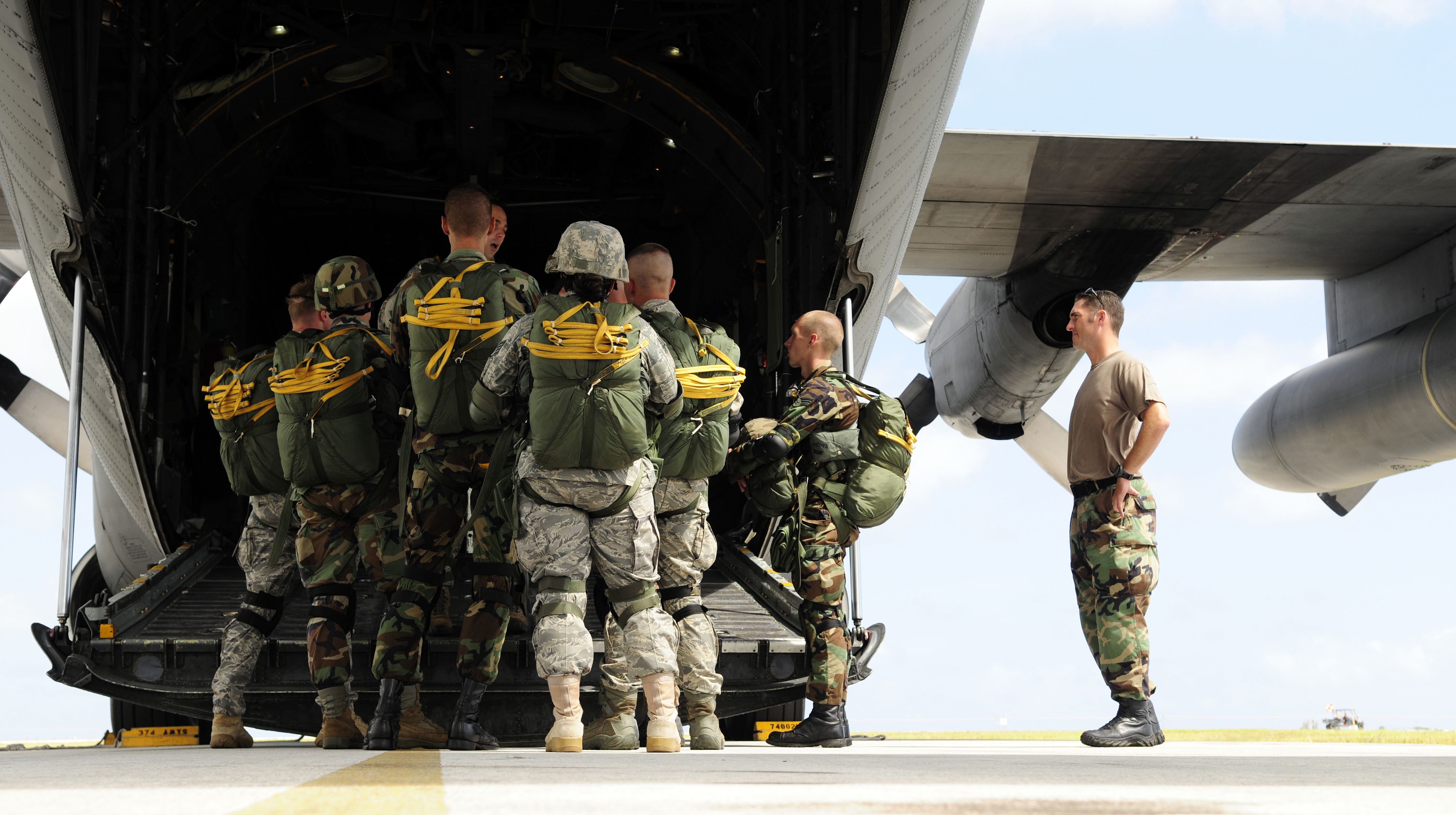 A leap of faith: 36th CRG conducts jump training > Andersen Air Force ...
