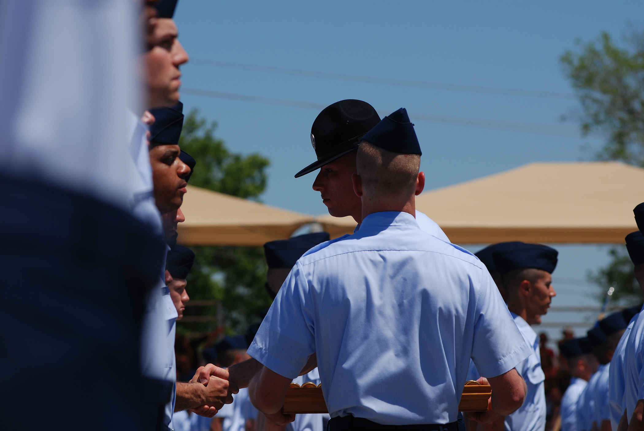 Coin ceremony, retreat mark end of basic military training for newest ...