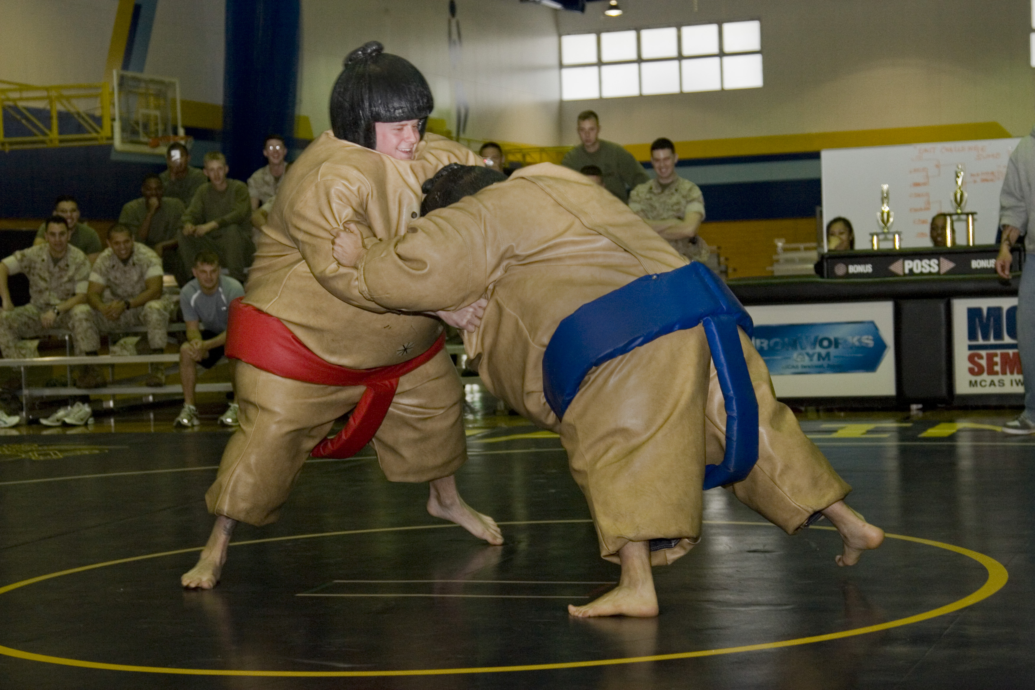 Marines compete in 2009 Commander's Cup Sumo Bash > Marine Corps Air ...
