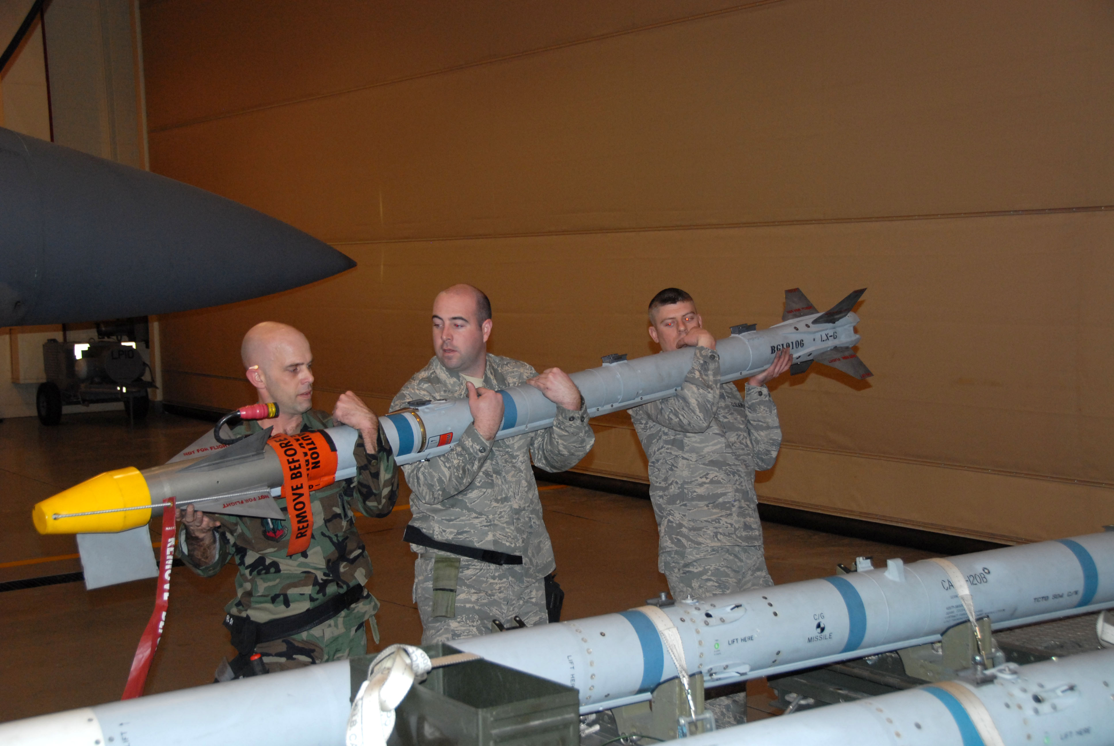 Weapons loading demonstration