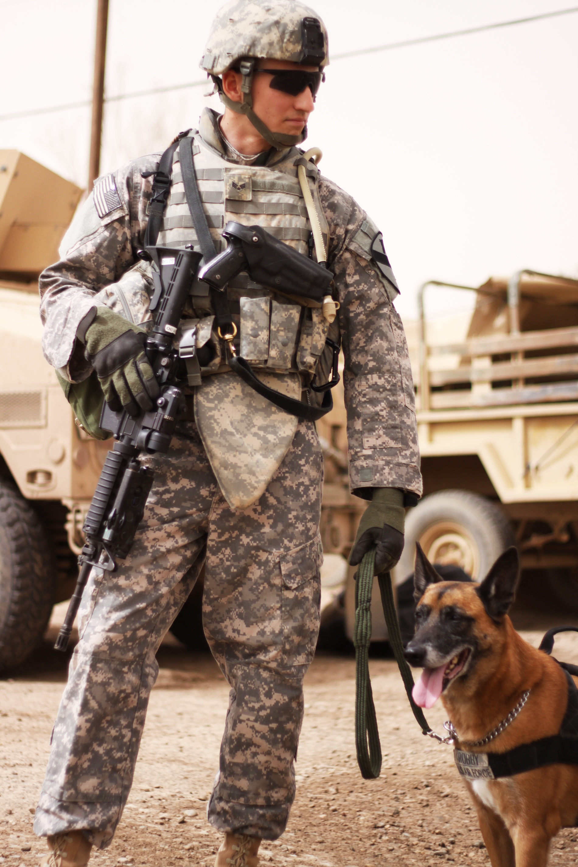 K-9, handler work together to keep servicemembers safe > Air Force ...