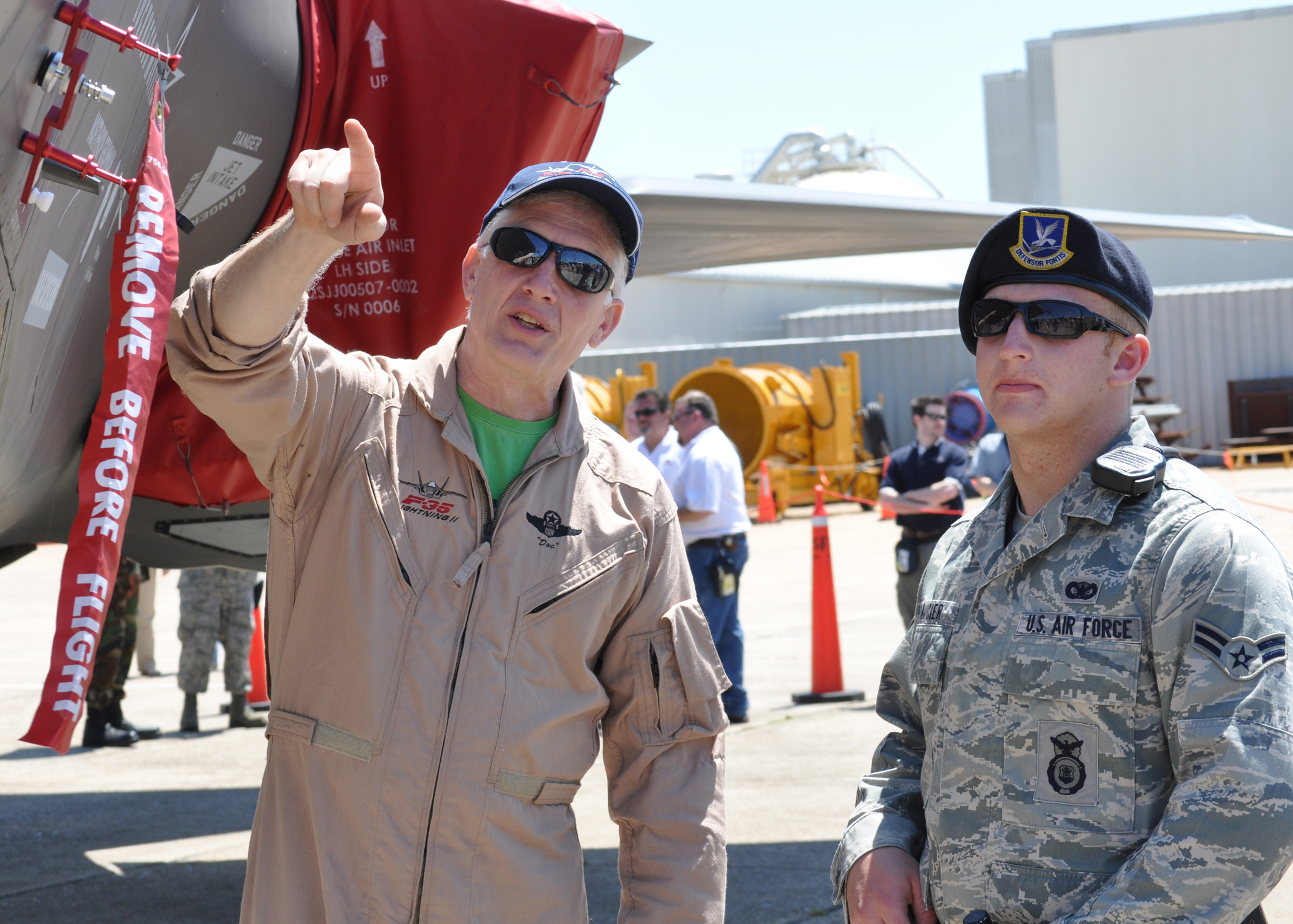 JSF test plane showcased, flies at Eglin > Air Force Materiel Command ...
