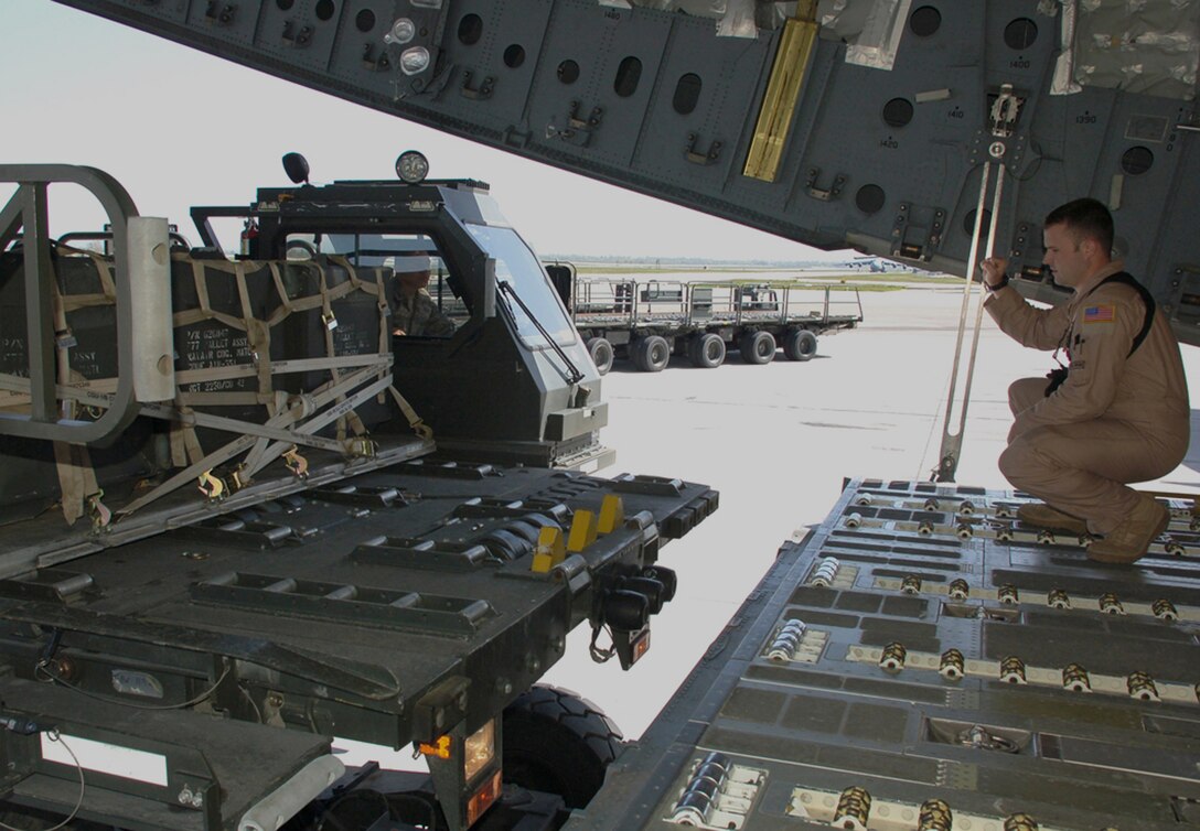 C-17 stage crew ramp up support for OEF