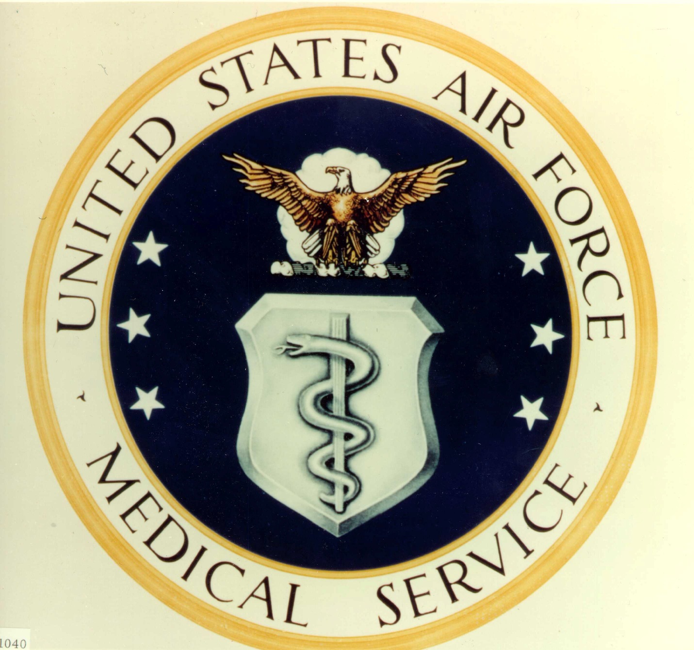 The AFMS badges and medical service seal