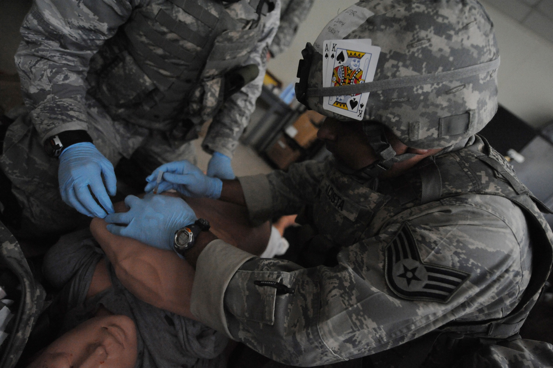 Combat lifesaver skills: vital tool for deployments > Moody Air Force ...
