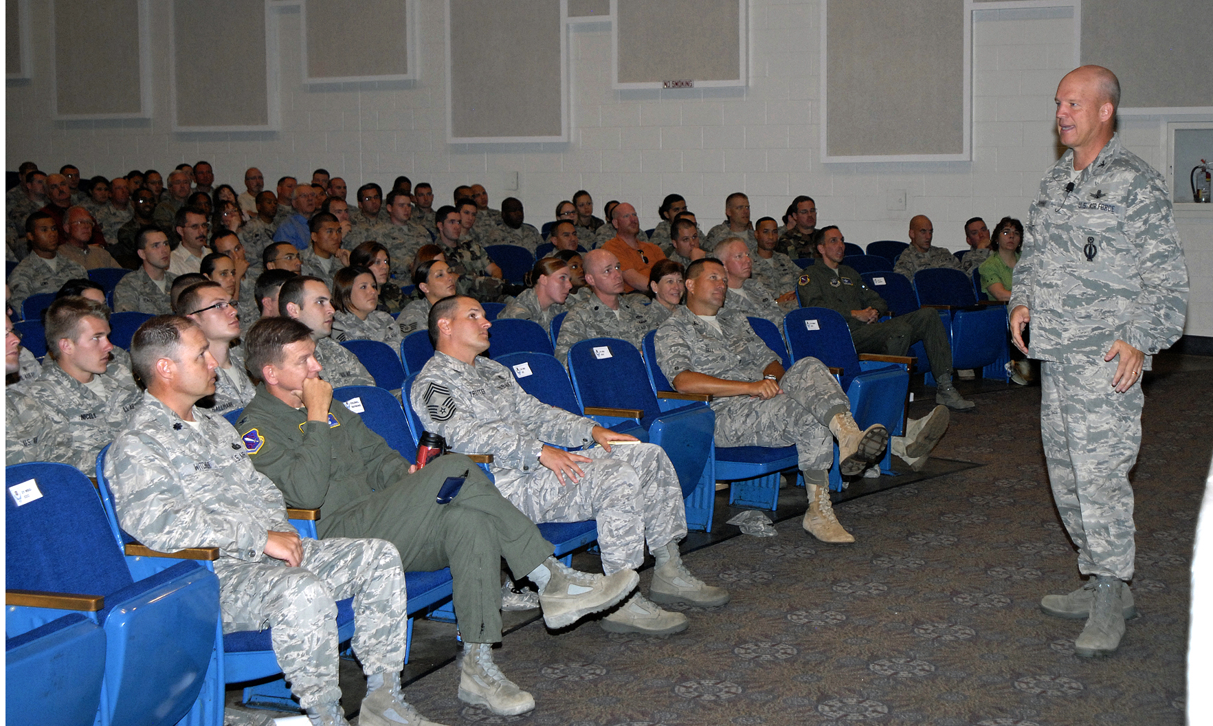 Colonel Raymond holds last commander’s call > Peterson and Schriever ...