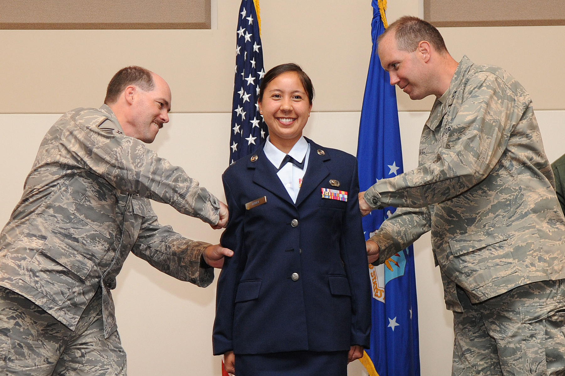 460th Space Wing promotion ceremony - July 2009