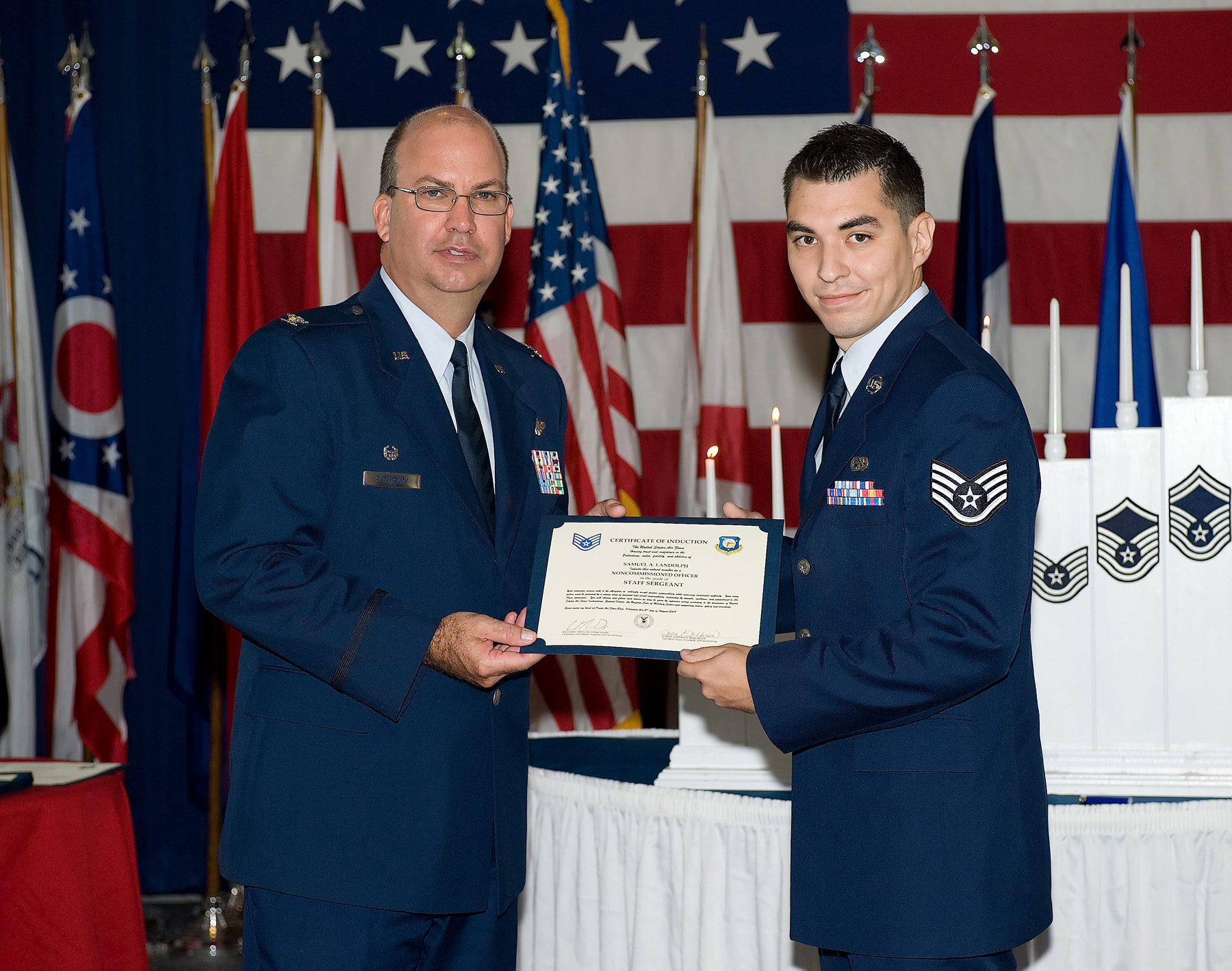 512th AW NCO Induction Ceremony
