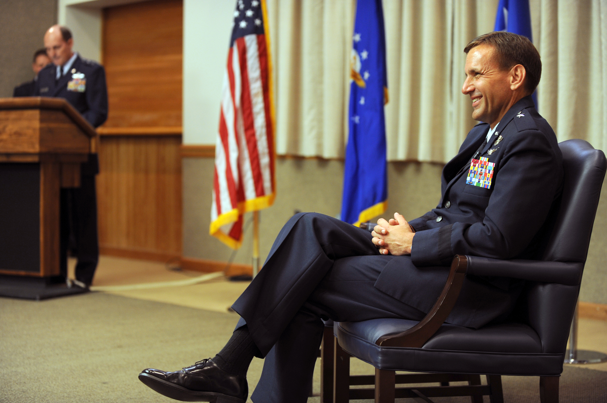 U.S. Air Force Warfare Center commander receives second star > Air ...