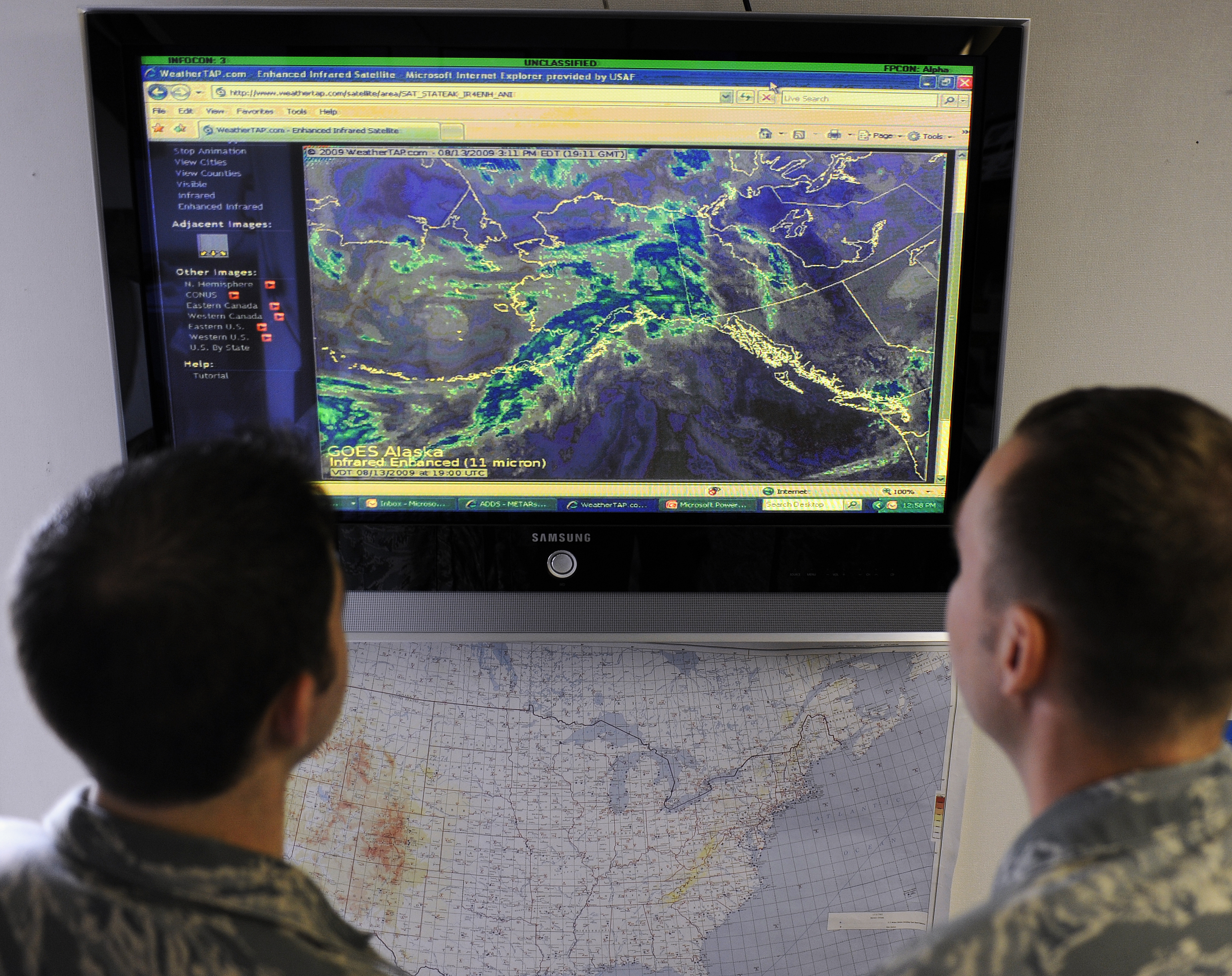 Keeping an eye on the weather > Eielson Air Force Base > Display