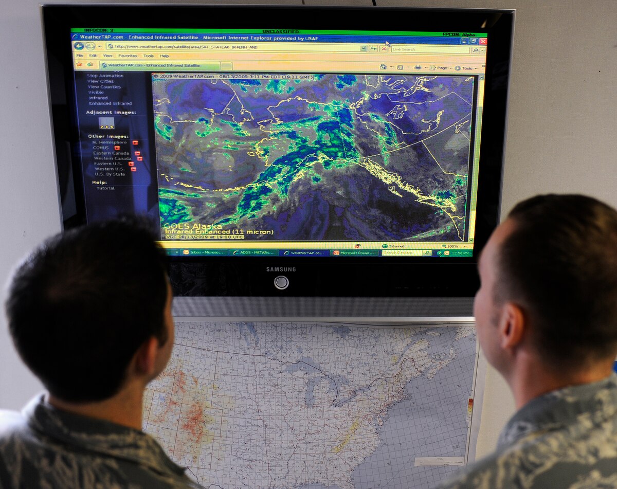 Keeping an eye on the weather > Eielson Air Force Base > Display
